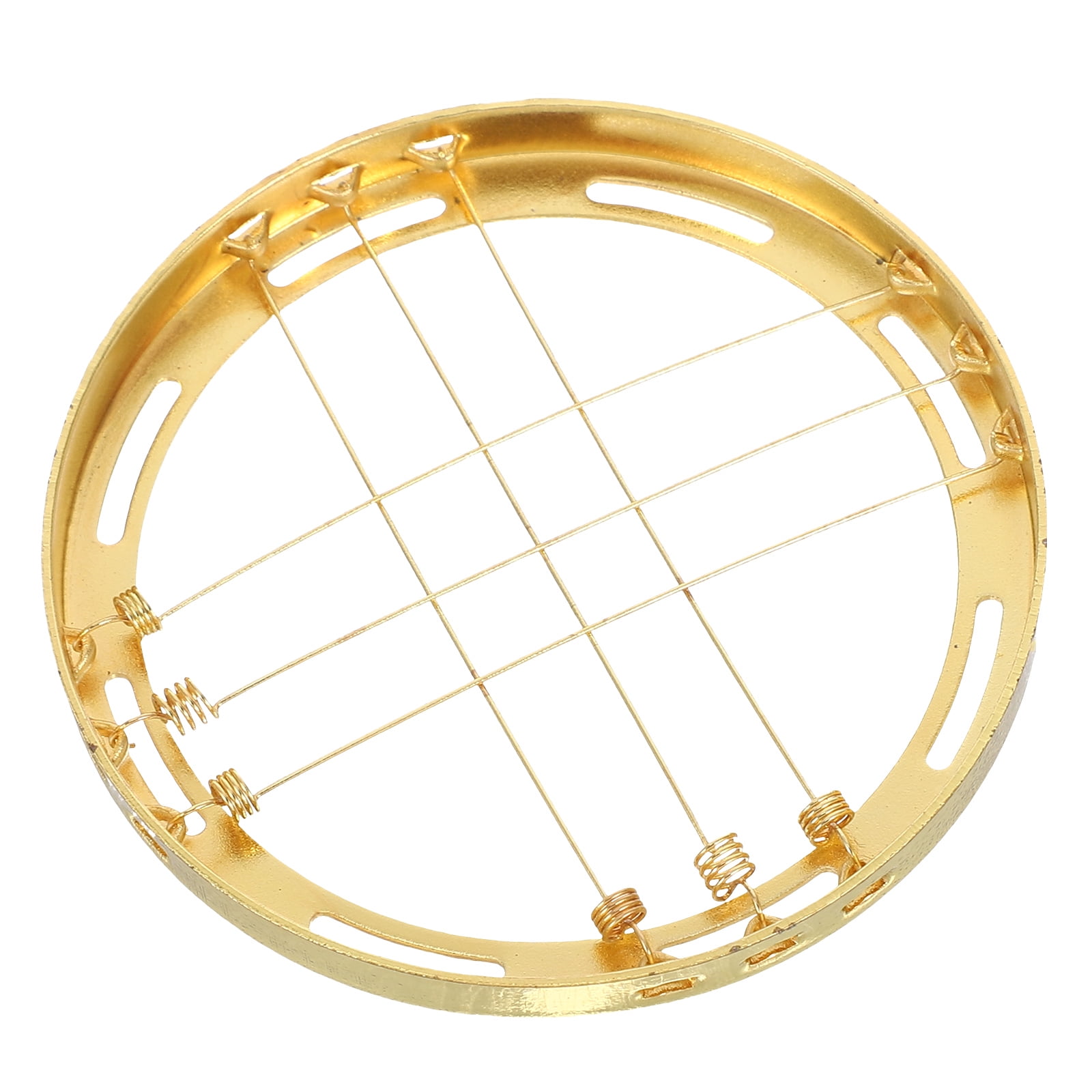 NICEXMAS 1Pack Incense Burner Holder Golden Zinc Alloy Rectangular Grid Charcoal Burning Home ...