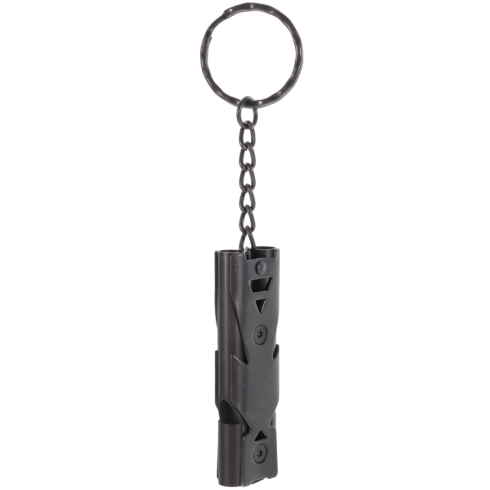 NICEXMAS Sport Whistle Stainless Steel Dual Tubes 1Set 2.4x0.8x0.4In ...