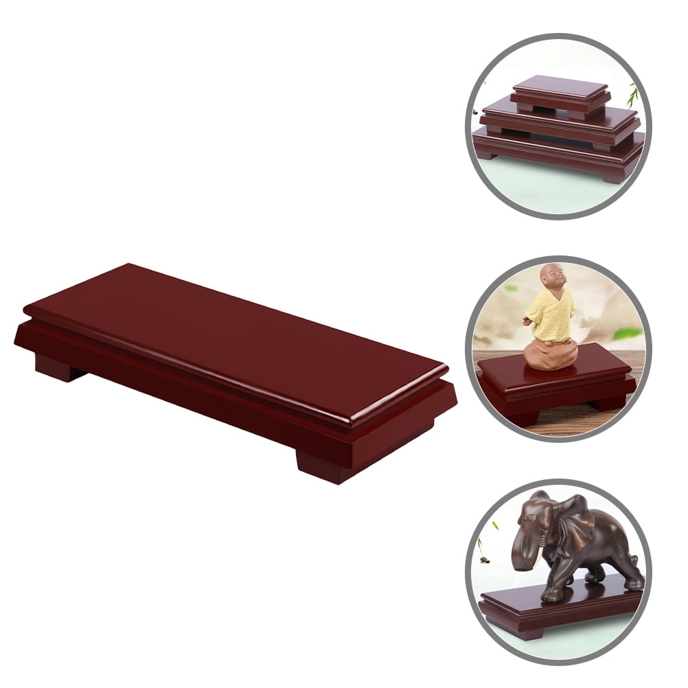 NICEXMAS 1Pcs Red Vase Pedestal Stand for Stand for Displaying Vase ...