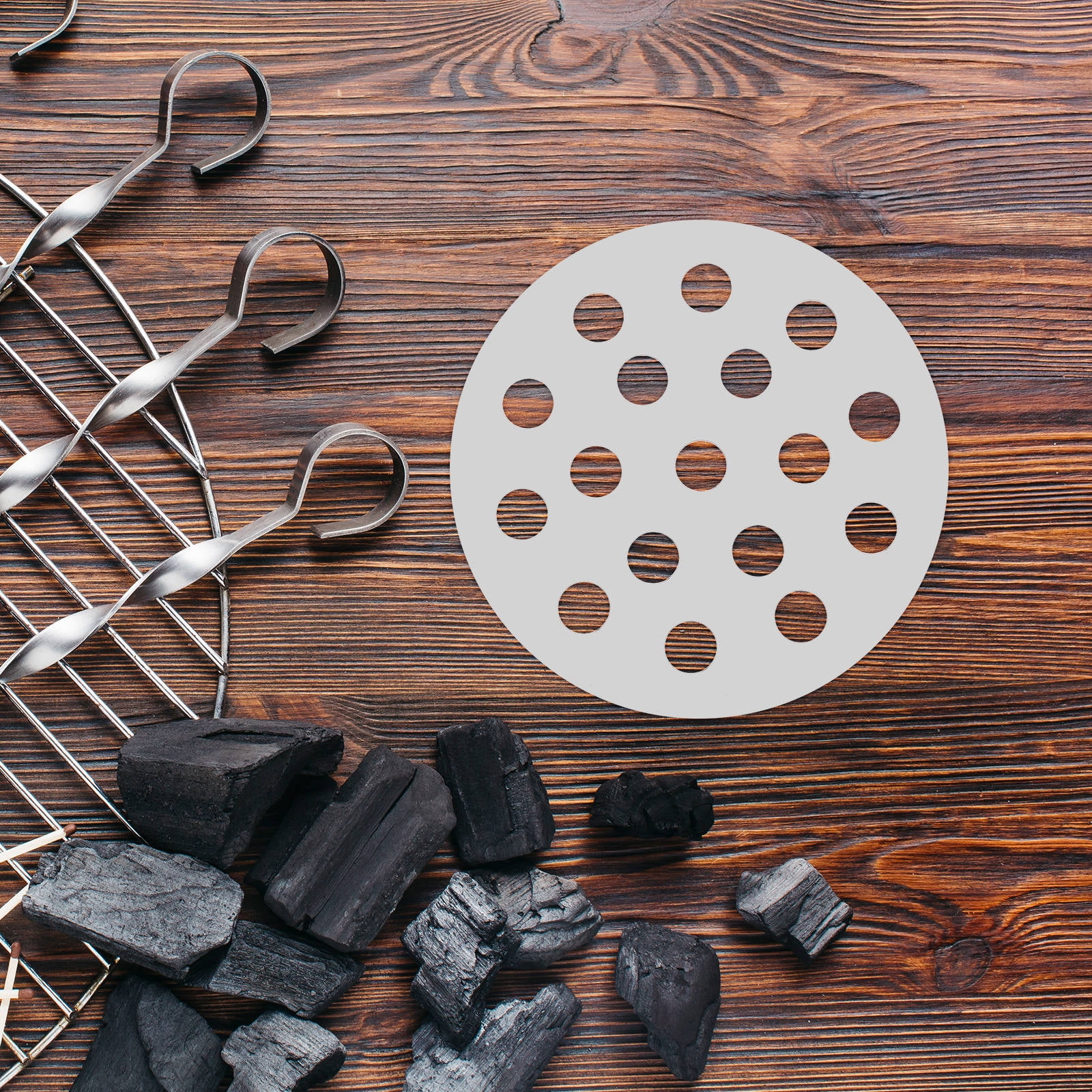 NICEXMAS 1Pcs Round Bbq Fire Grate for 6.09X6.09X0.04In - Walmart.com