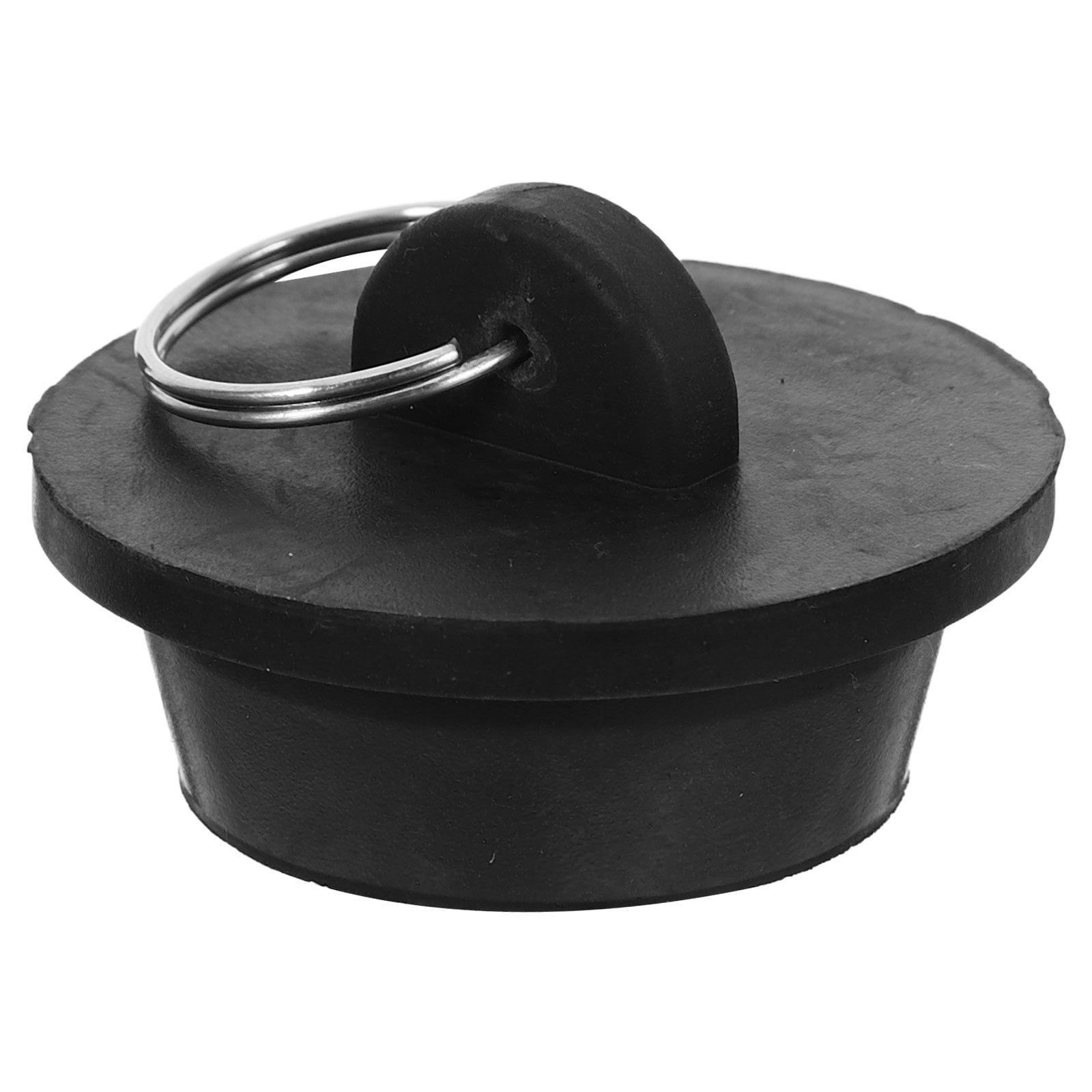 NICEXMAS Tub Drain Stopper Black Rubber Sealing for Kitchens 1Set ...