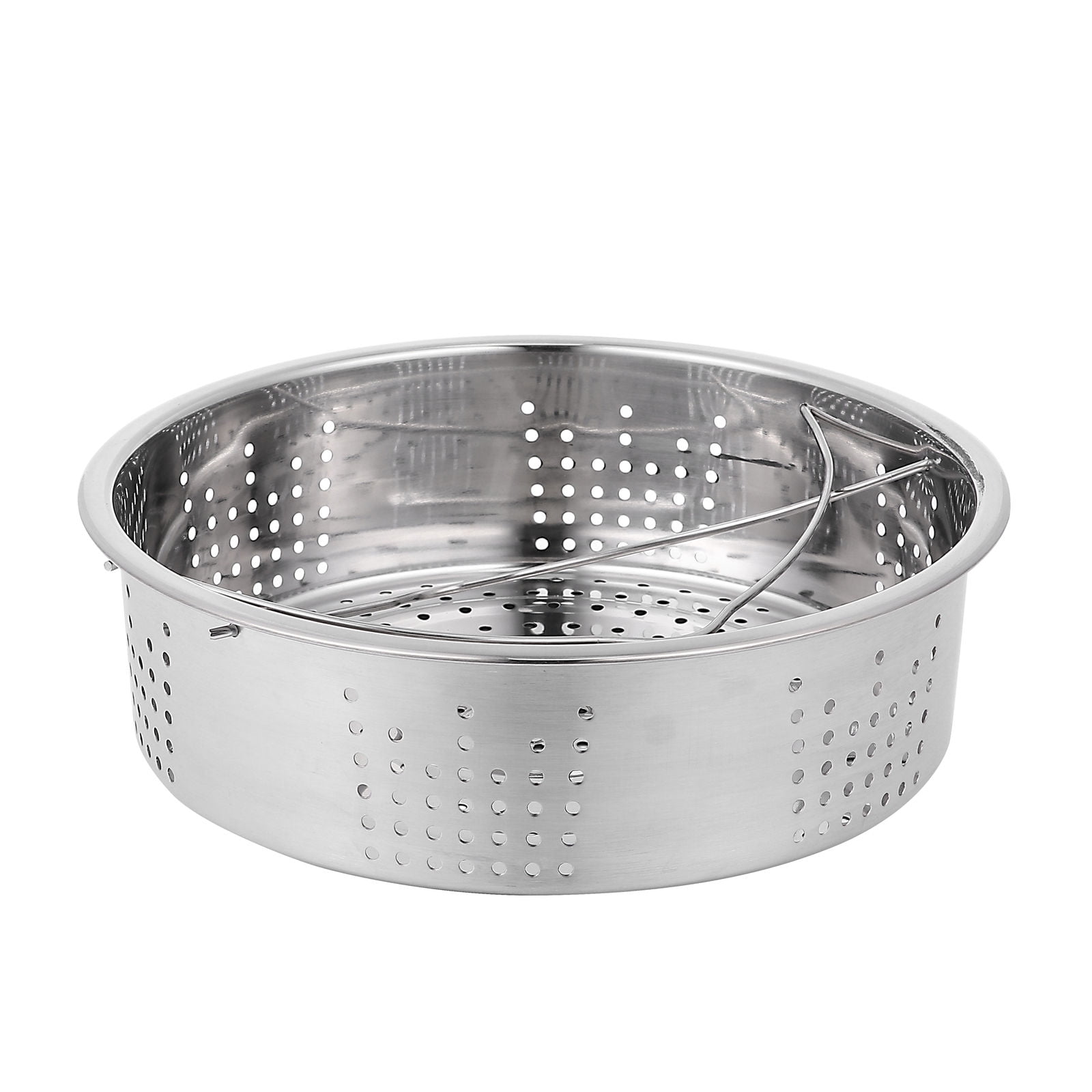 NICEXMAS 1Pcs Silver Round Steamer Basket Stainless Steel Cooking Rack ...