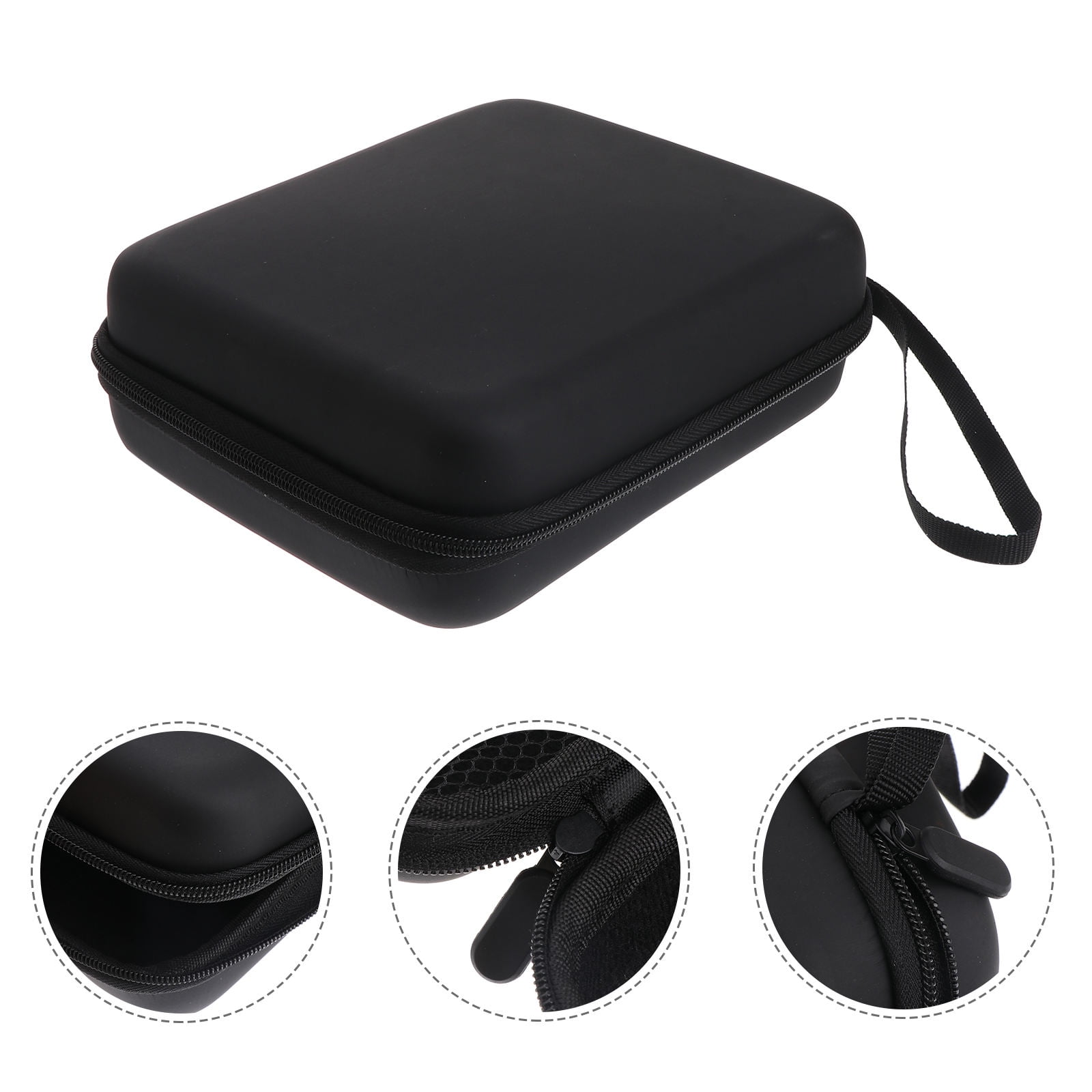 NICEXMAS 1Set Black EVA Pouch for Headphones and Cables Portable and ...