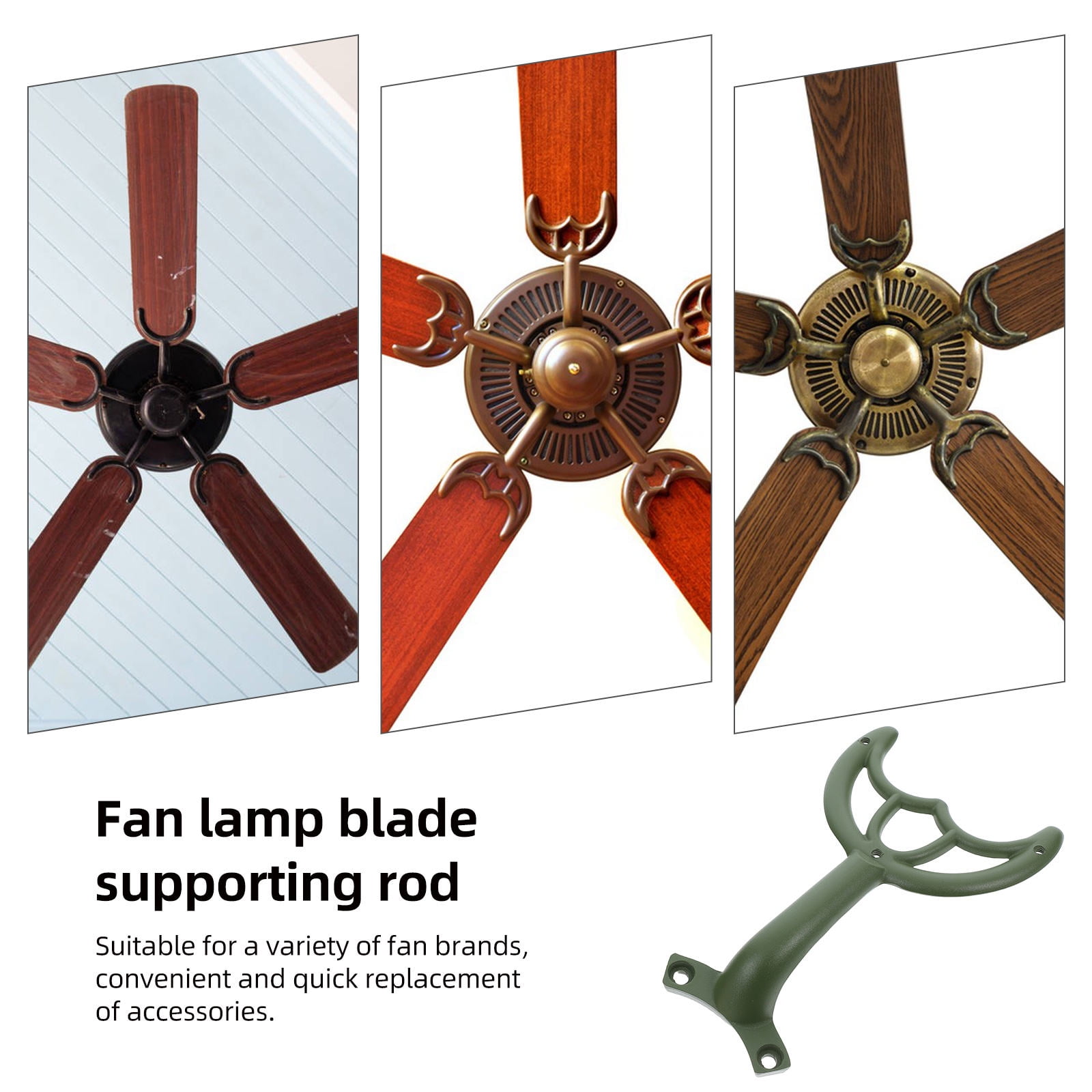 NICEXMAS Replacement Ceiling Fan Blades Arm Olive Green for Reduce ...