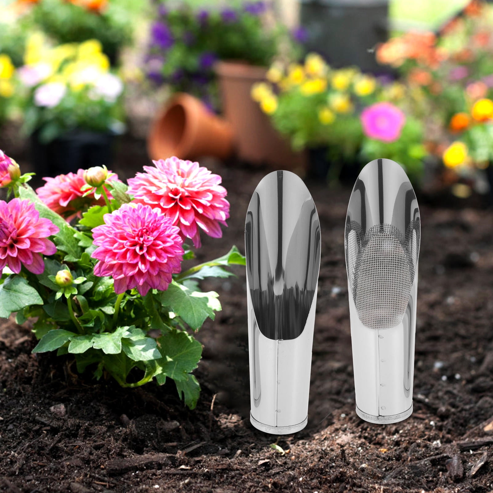 NICEXMAS 2 Pcs Garden Agricultural Tool Plants Soil Shovel Scoop ...