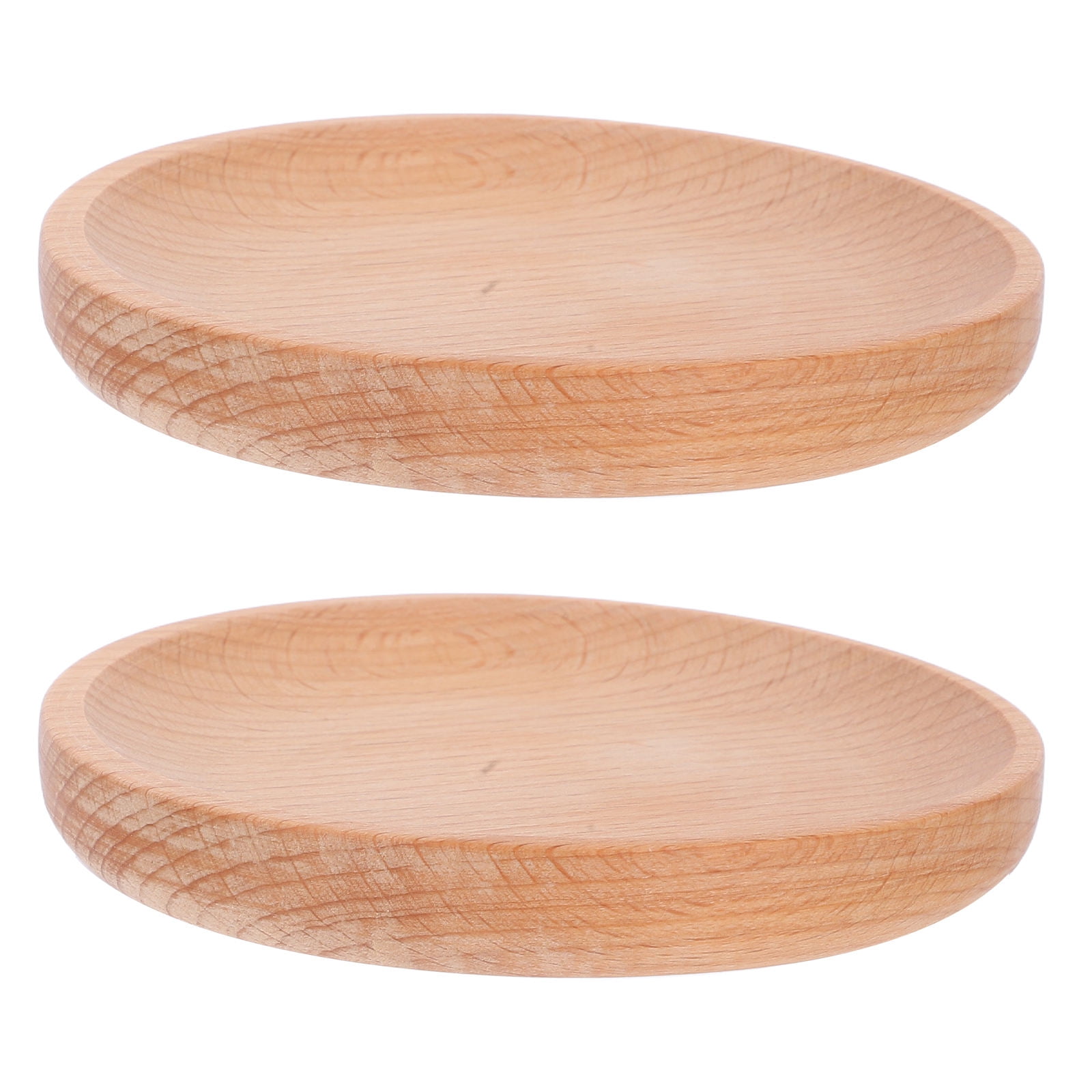 NICEXMAS Platter Snack Plates Khaki Synthetic Material 2Pcs - Walmart.com