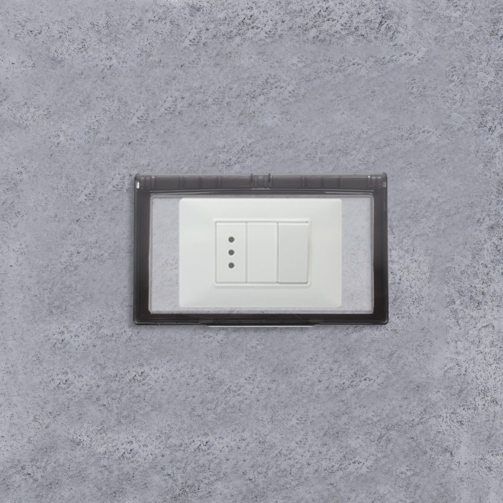 NICEXMAS 2 Pieces Waterproof Wall Outlet Covers for Home Black ABS ...