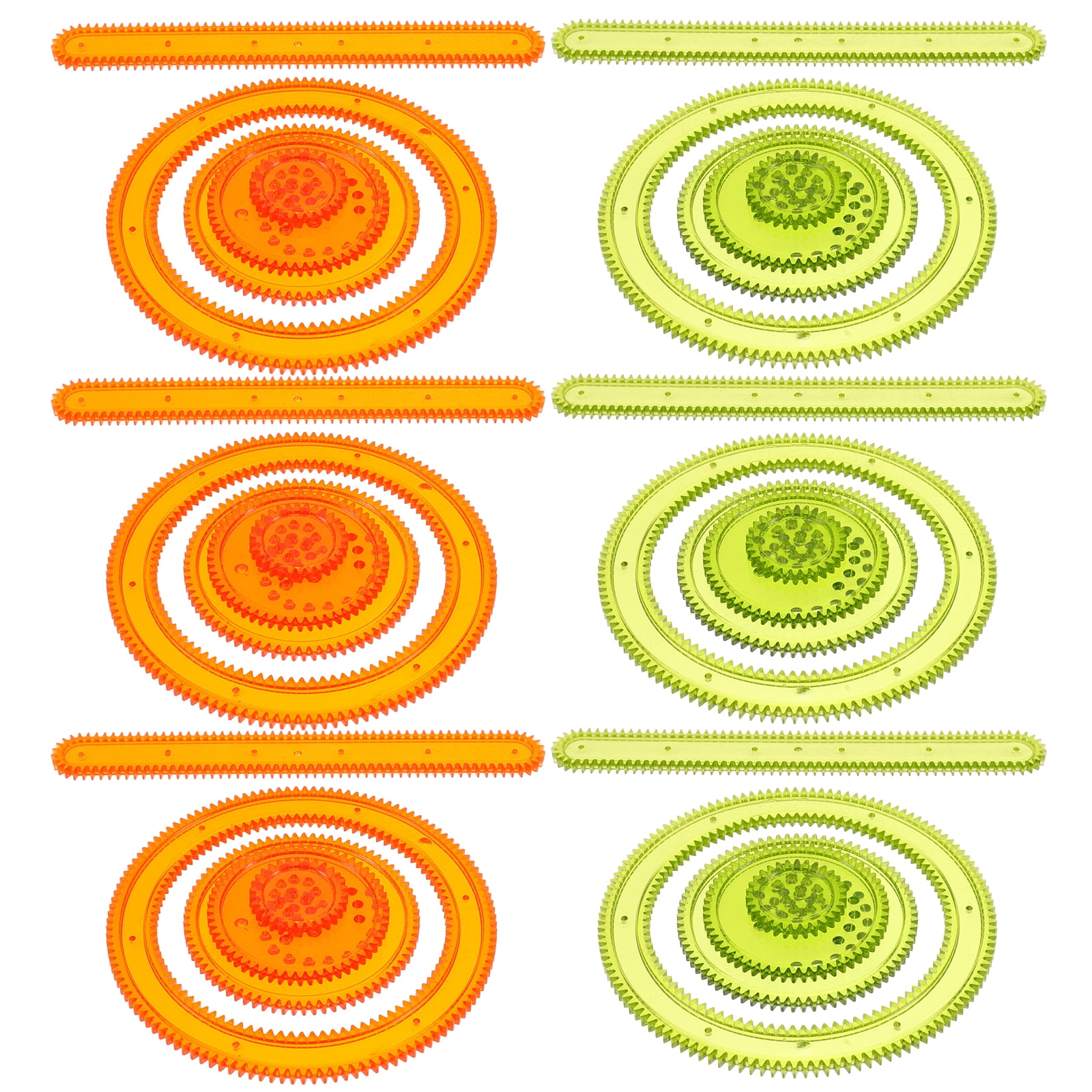 NICEXMAS 2 Sets Stencils for Kids Scratch Painting Paper DIY Drawing ...