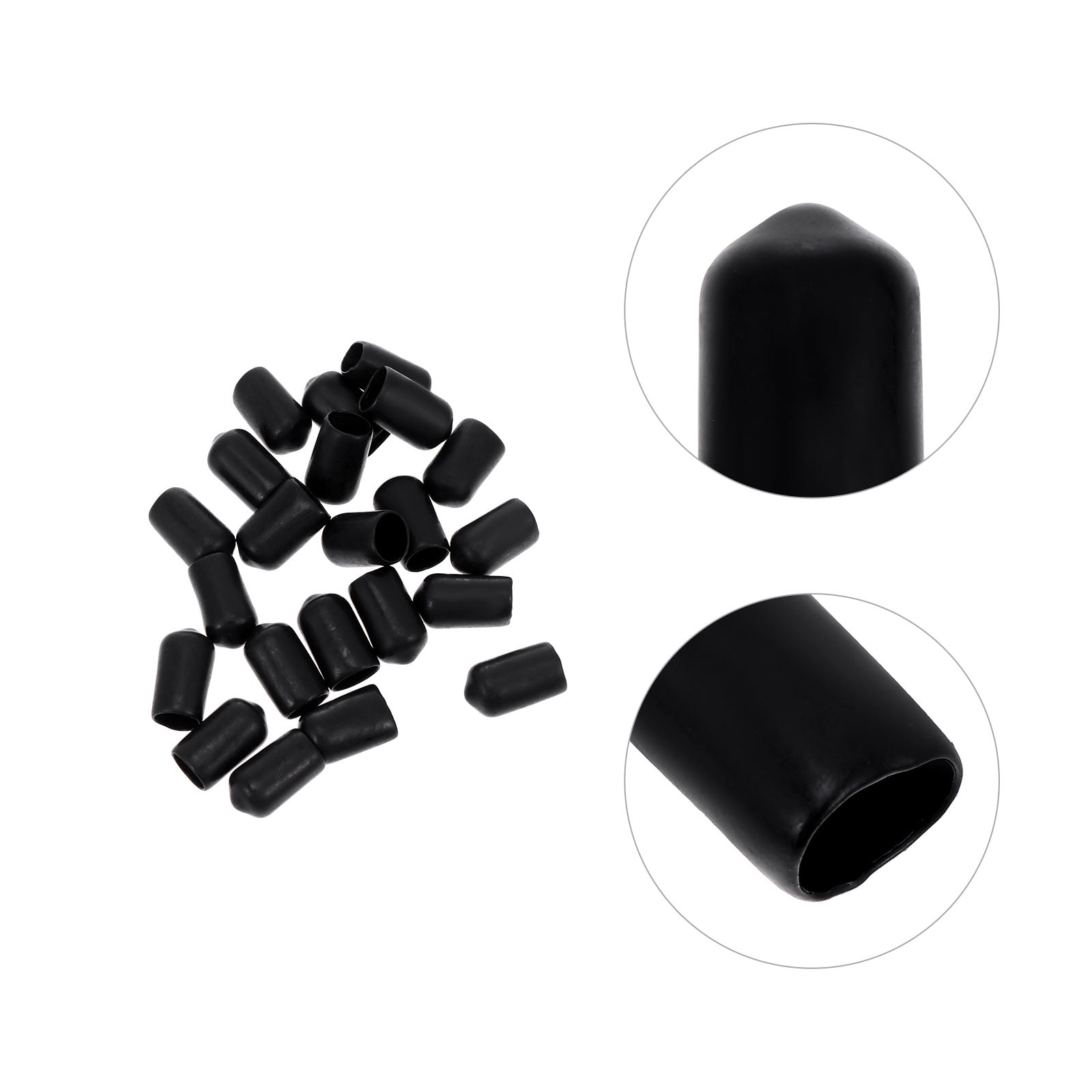 NICEXMAS 200Pcs Protective End Caps Screw Thread Protector Caps For ...