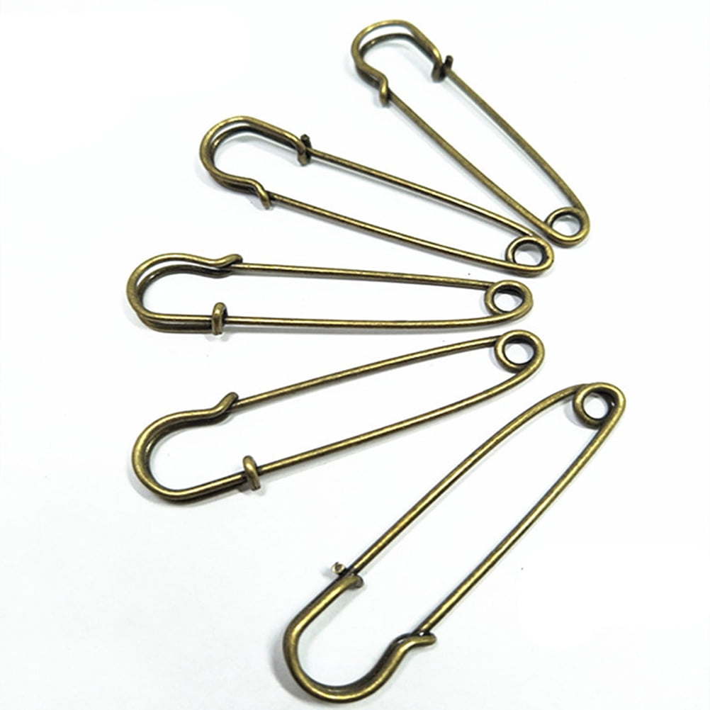 NICEXMAS 20Pcs Safety Pins for Organizing Documents and Cards Metal and ...