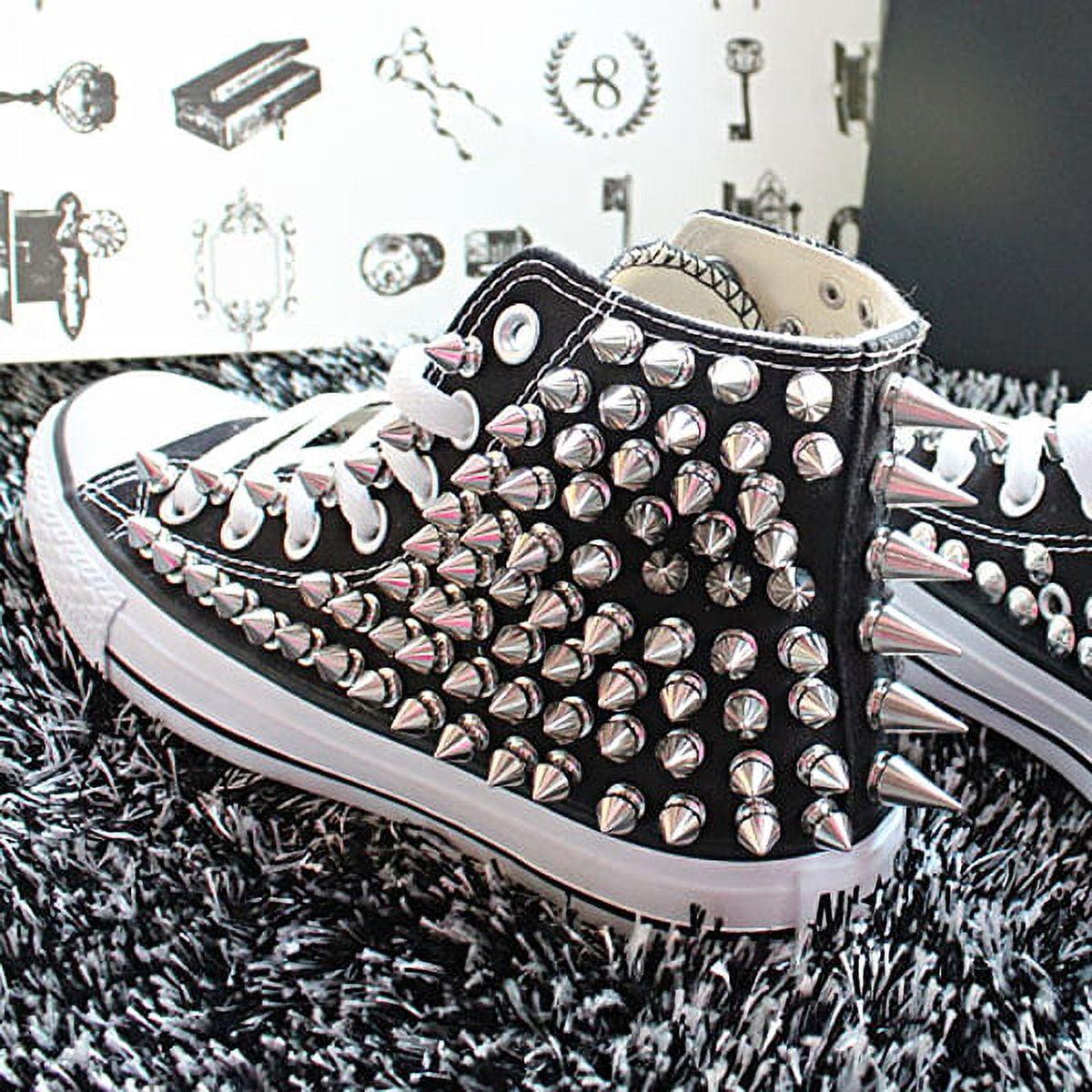 NICEXMAS 20Set Metal Cone Spikes for DIY Projects and Custom Decoration ...