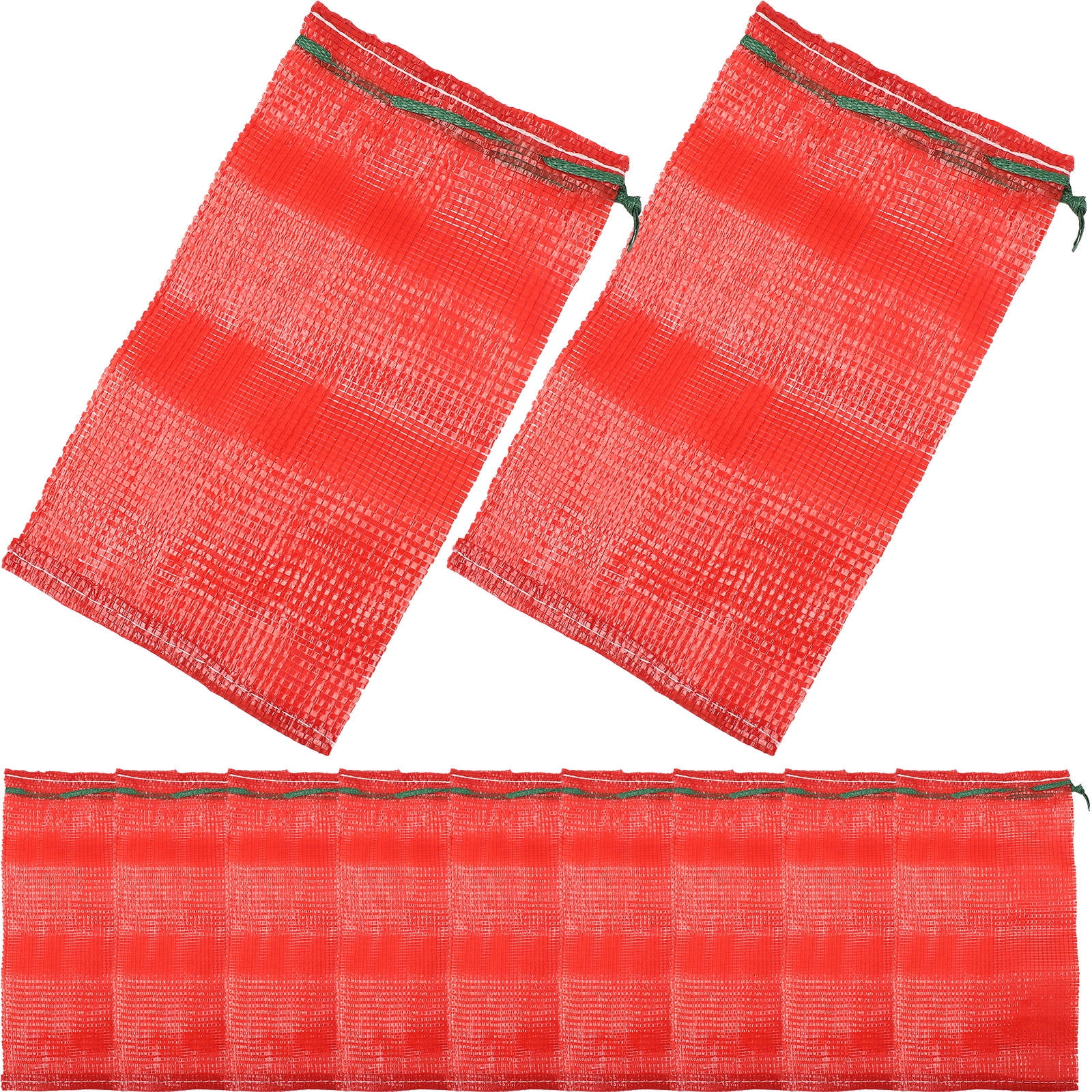 NICEXMAS 25Pcs Red Mesh Bags For Storing Agricultural Products In Home ...