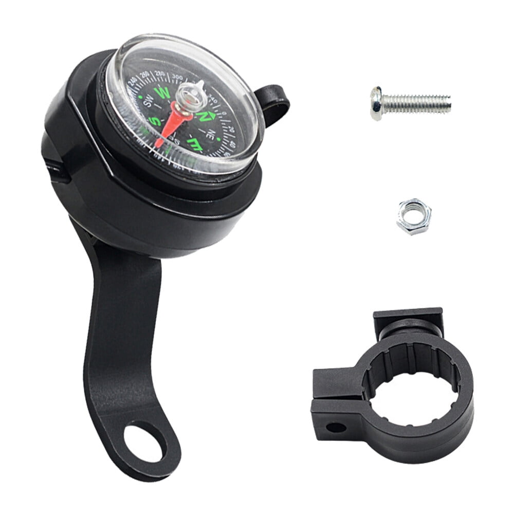 NICEXMAS Compass Navigation Motorcycle Compass Charger Black 2Set ABS ...
