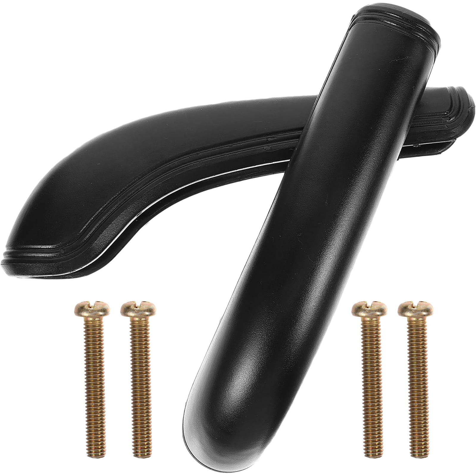 NICEXMAS 2Pcs Black Pu Rectangular Wheelchair Armrest Cushions Arm ...