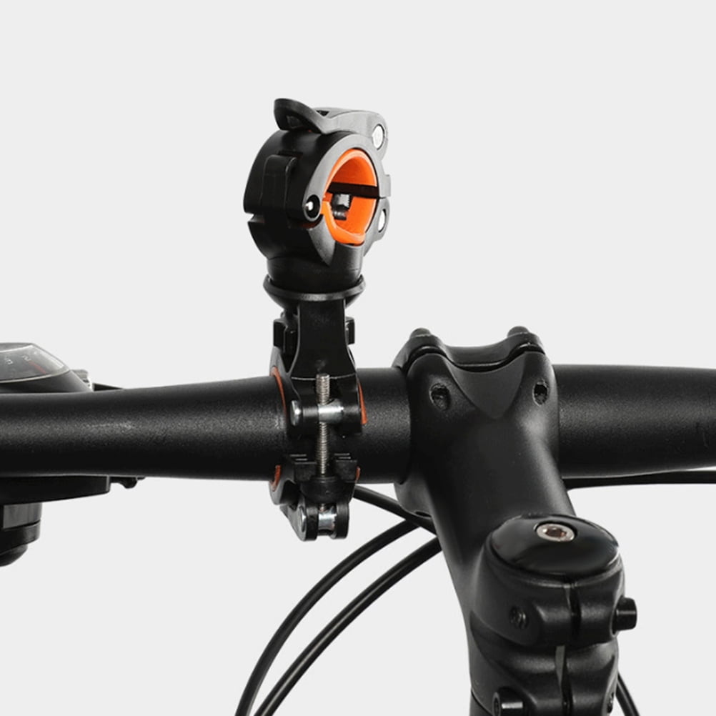 NICEXMAS 2Pcs Dual Quick Release Orange Bike Flashlight Holder for ...
