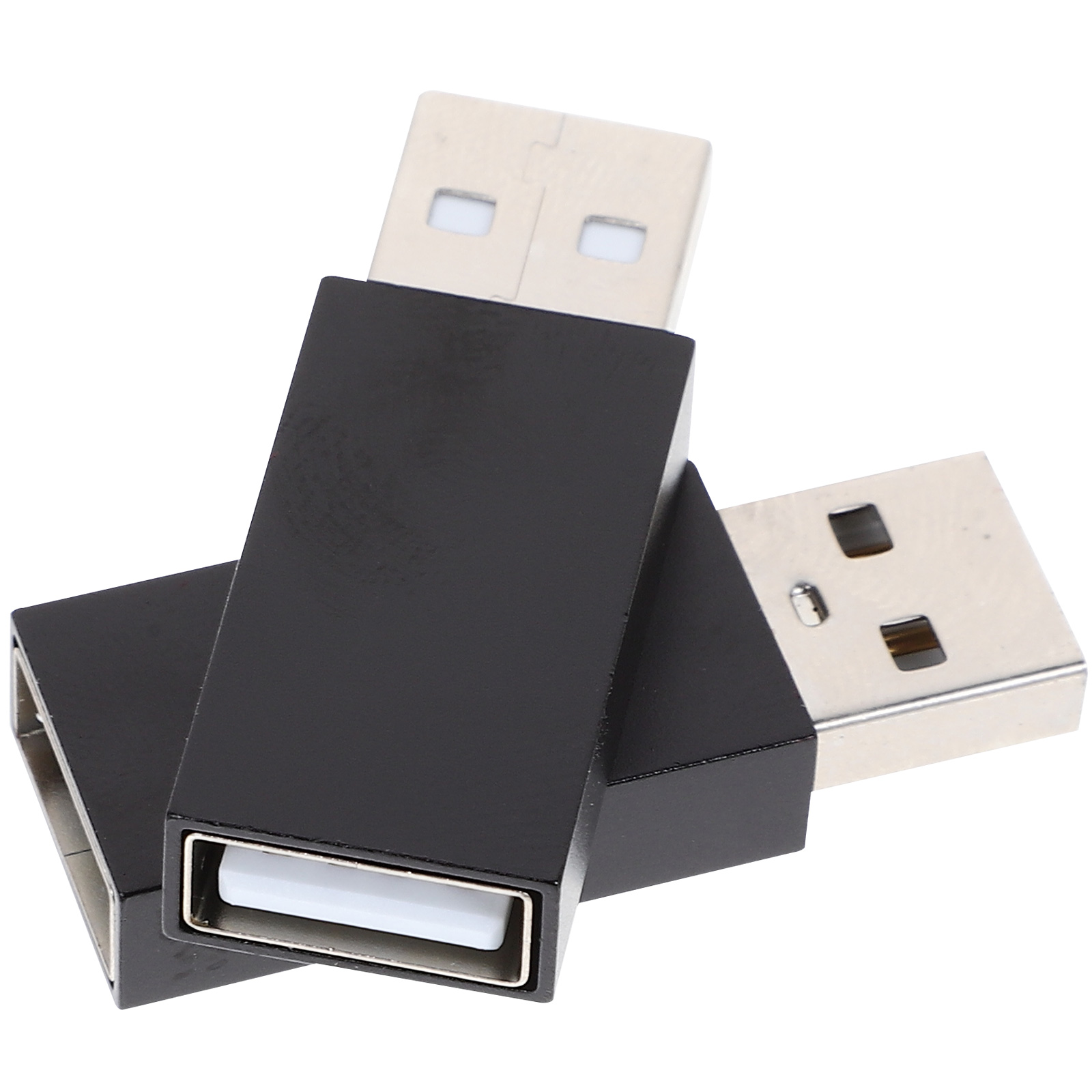 NICEXMAS Usb Extender Cable Black 2Pcs 1.5 x 0.6 x 0.3 In - Walmart.com