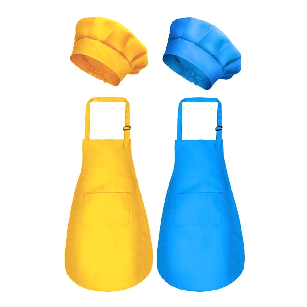 NICEXMAS 2Set and Protective Painting Smock for Children in Yellow and ...