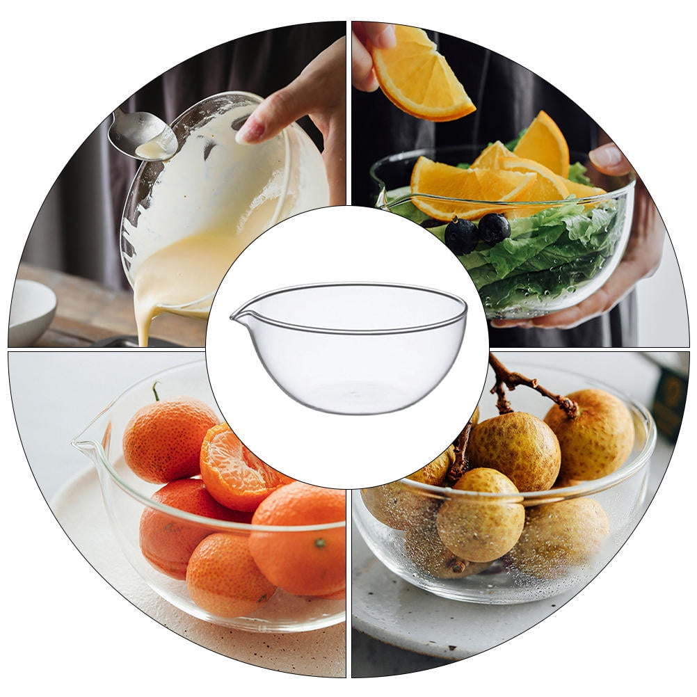 NICEXMAS 2pcs Prep Bowls Glass Serving Bowl For Sauces Condiments And ...