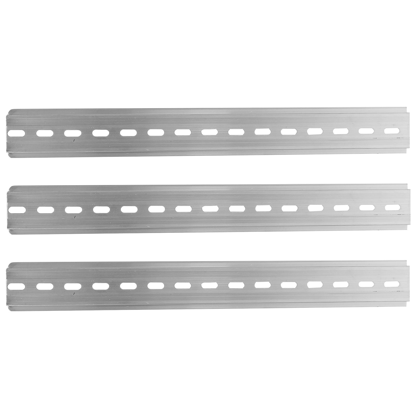 NICEXMAS 3 Pcs C45 Rail Slotted Din Rails Aluminum Extrusion Metal Din ...