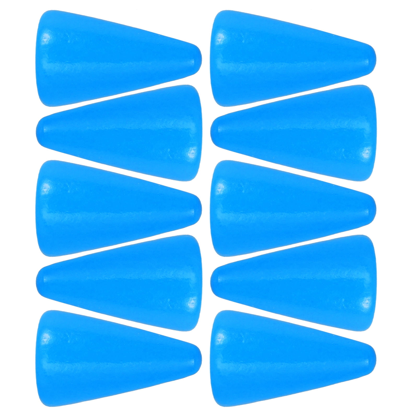 NICEXMAS Wood Chess Pieces Cone Shaped Blue 30Pcs - Walmart.com