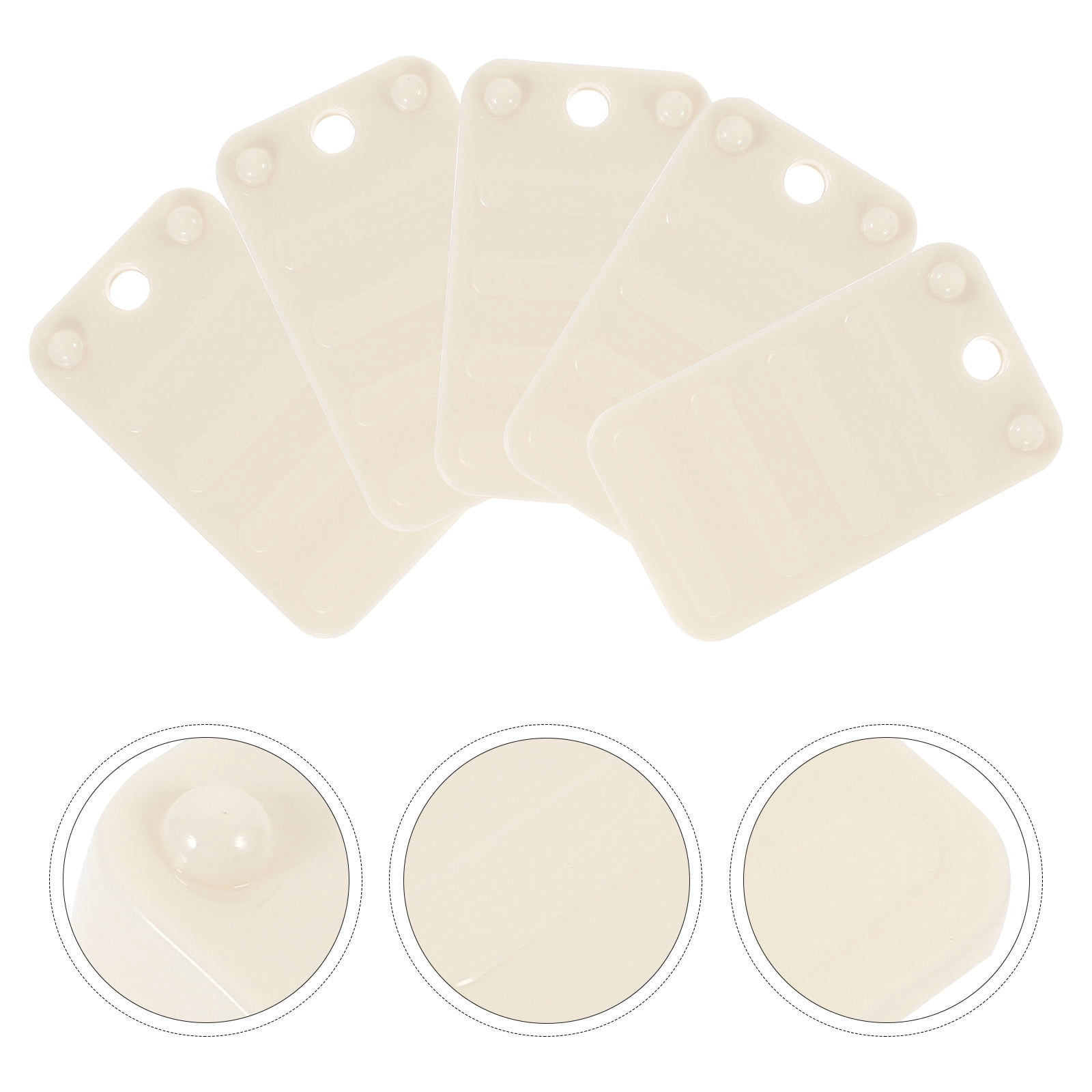 NICEXMAS 30pcs Furniture Shims for Uneven Floors Plastic Door Stop ...