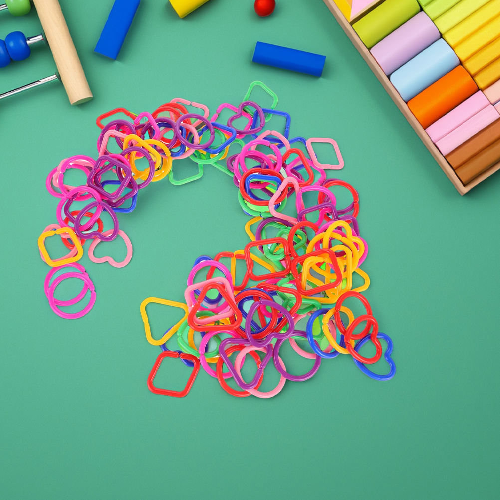 NICEXMAS 30pcs Link Rings For Preschool Kids To Enhance Versatile Use ...