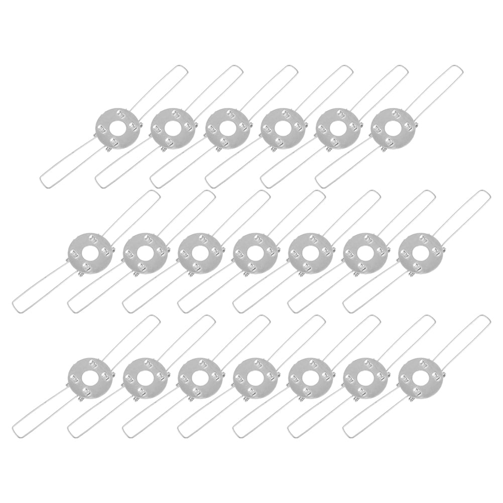 NICEXMAS Wire Spring Clips Ceiling Light Fixing Clips Iron 30pcs ...