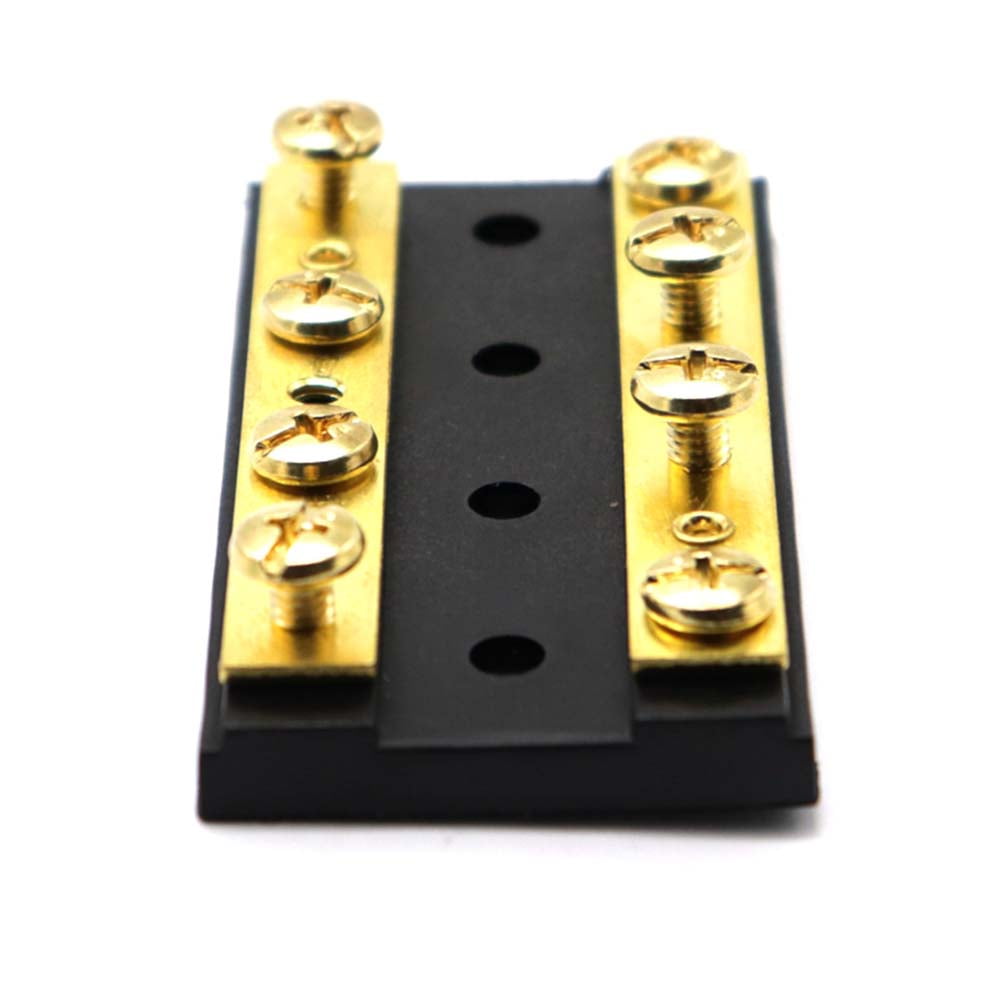 NICEXMAS Black Dual Bus Bar Power Distribution Block with Cover for Car ...