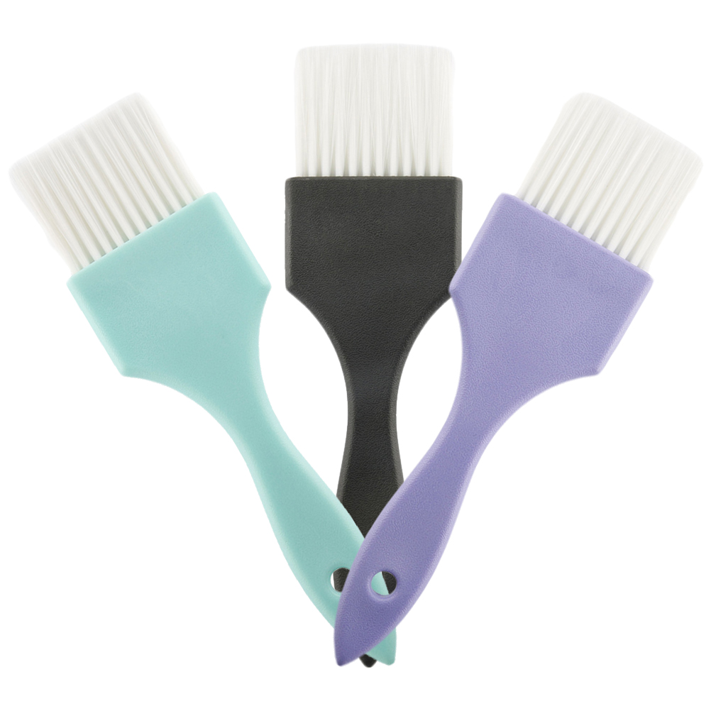 NICEXMAS 3Pcs Hair Coloring Brushes for Highlighting Kit and Salon Use ...