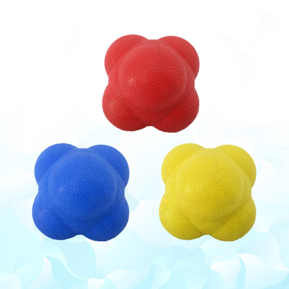 NICEXMAS Reaction Ball Tpr Yellow For Rugby Training 3Pcs - Walmart.com