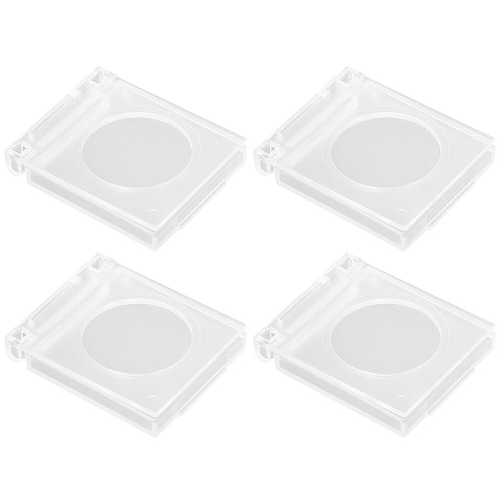 NICEXMAS 4Pcs Transparent Button Protectors Replaceable Wear Resistant ...
