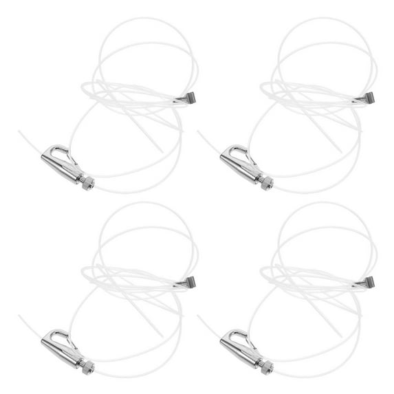NICEXMAS 4Sets Heavy Duty Picture Hanging Kit with Adjustable Wire and ...