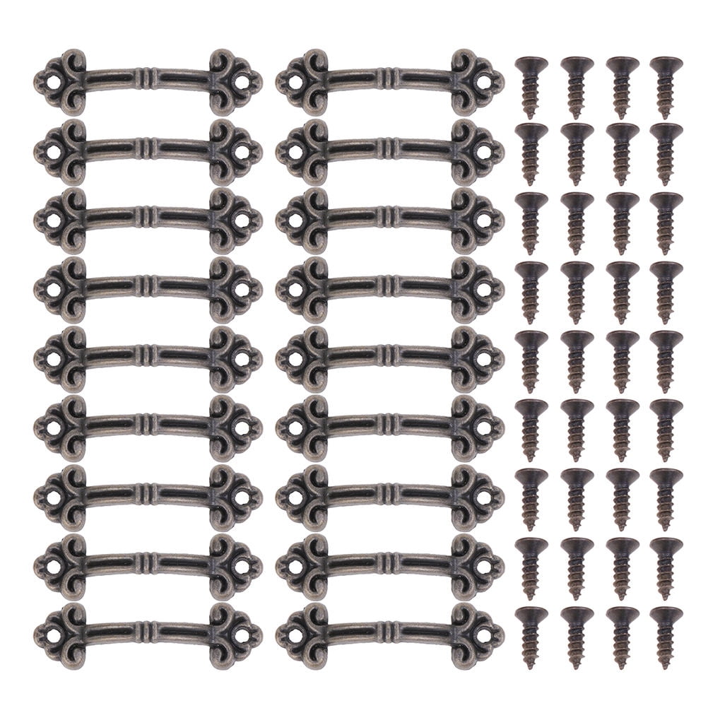 NICEXMAS 40Pcs Rustic Drawer Pulls Vintage Drawer Pulls Knobs Iron ...