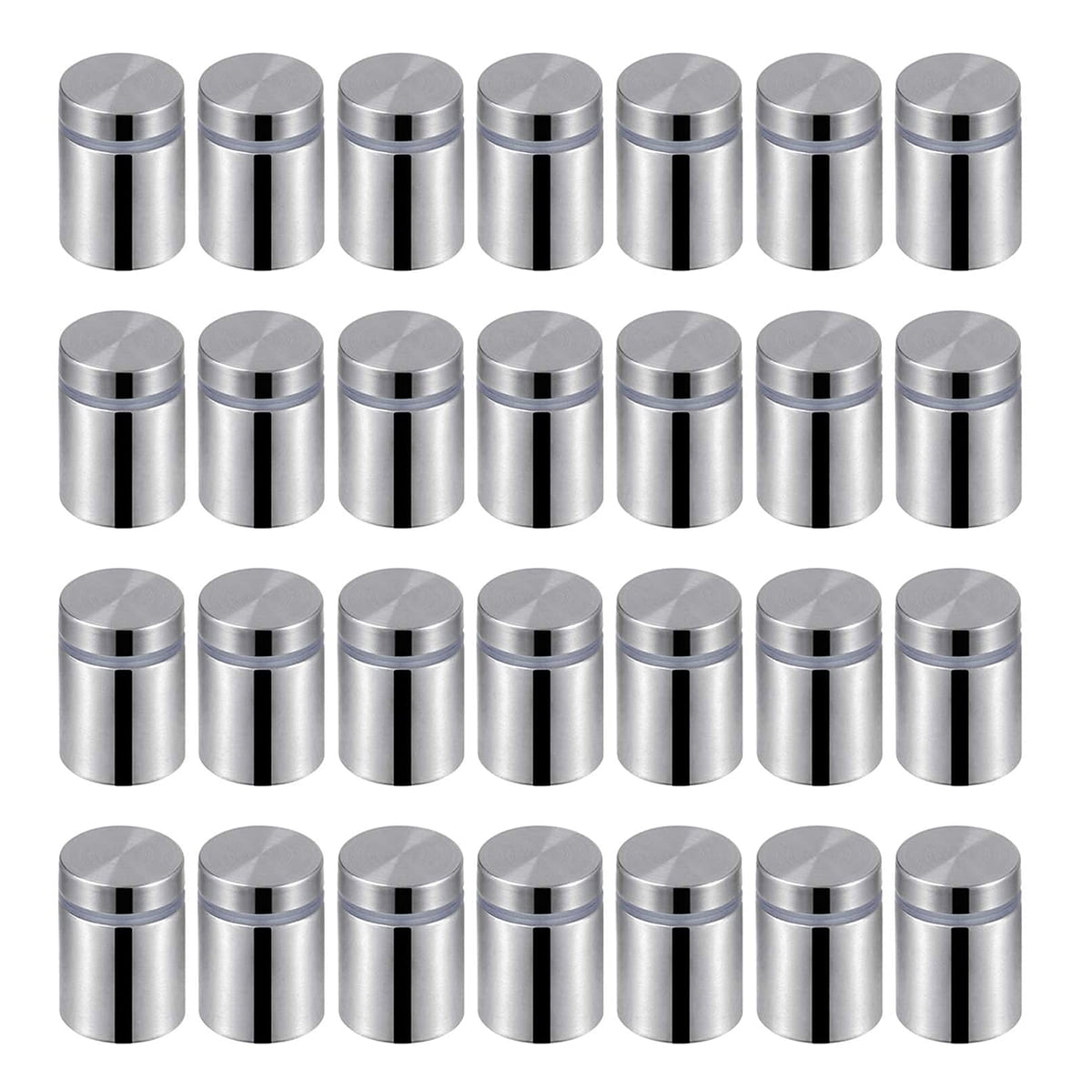 NICEXMAS 40pcs Sign Standoff Screws Glass Acrylic Nail Stainless Steel ...