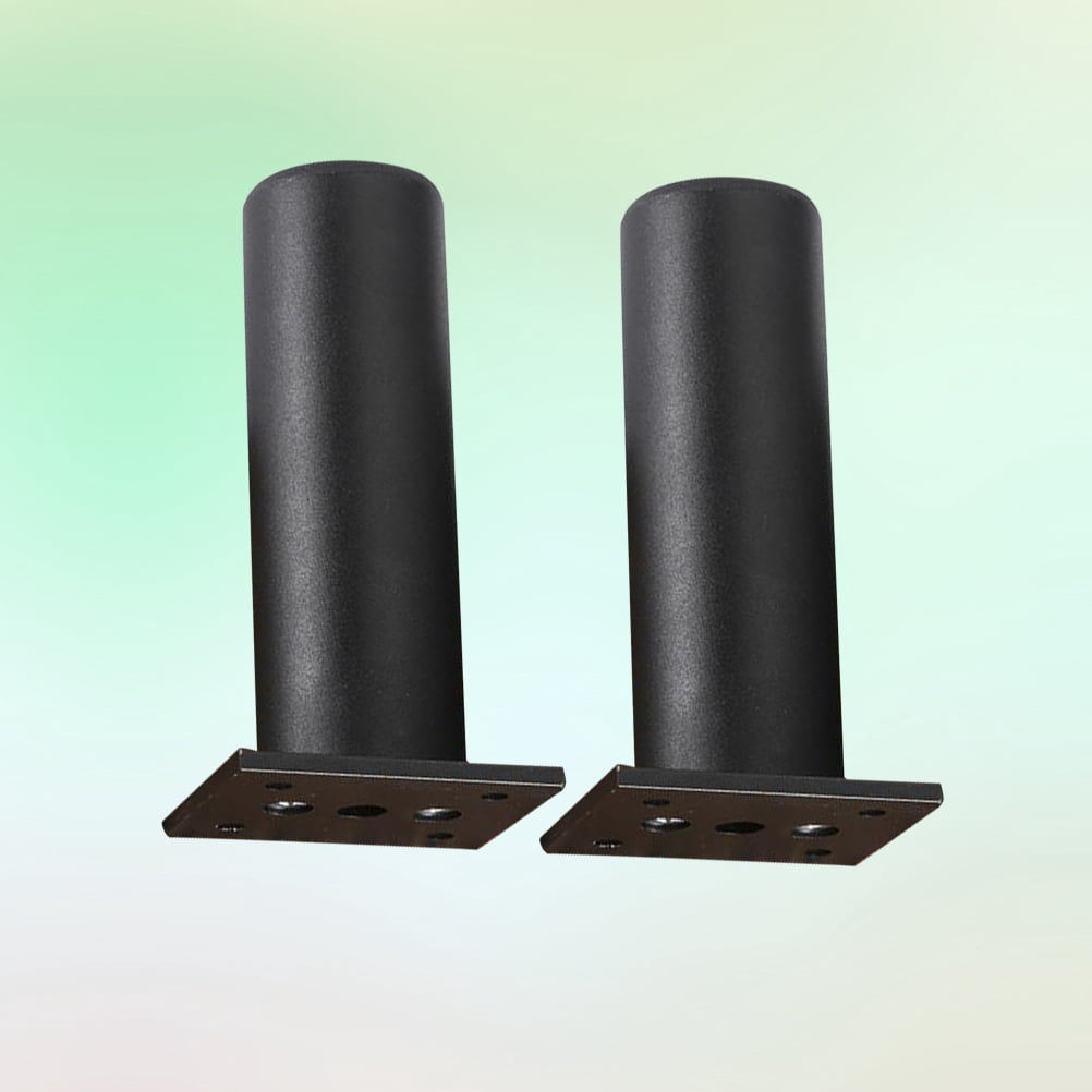 NICEXMAS 4Pcs Metal Feet for Sofa and Shelves in Black 12.00X6.00X5 ...