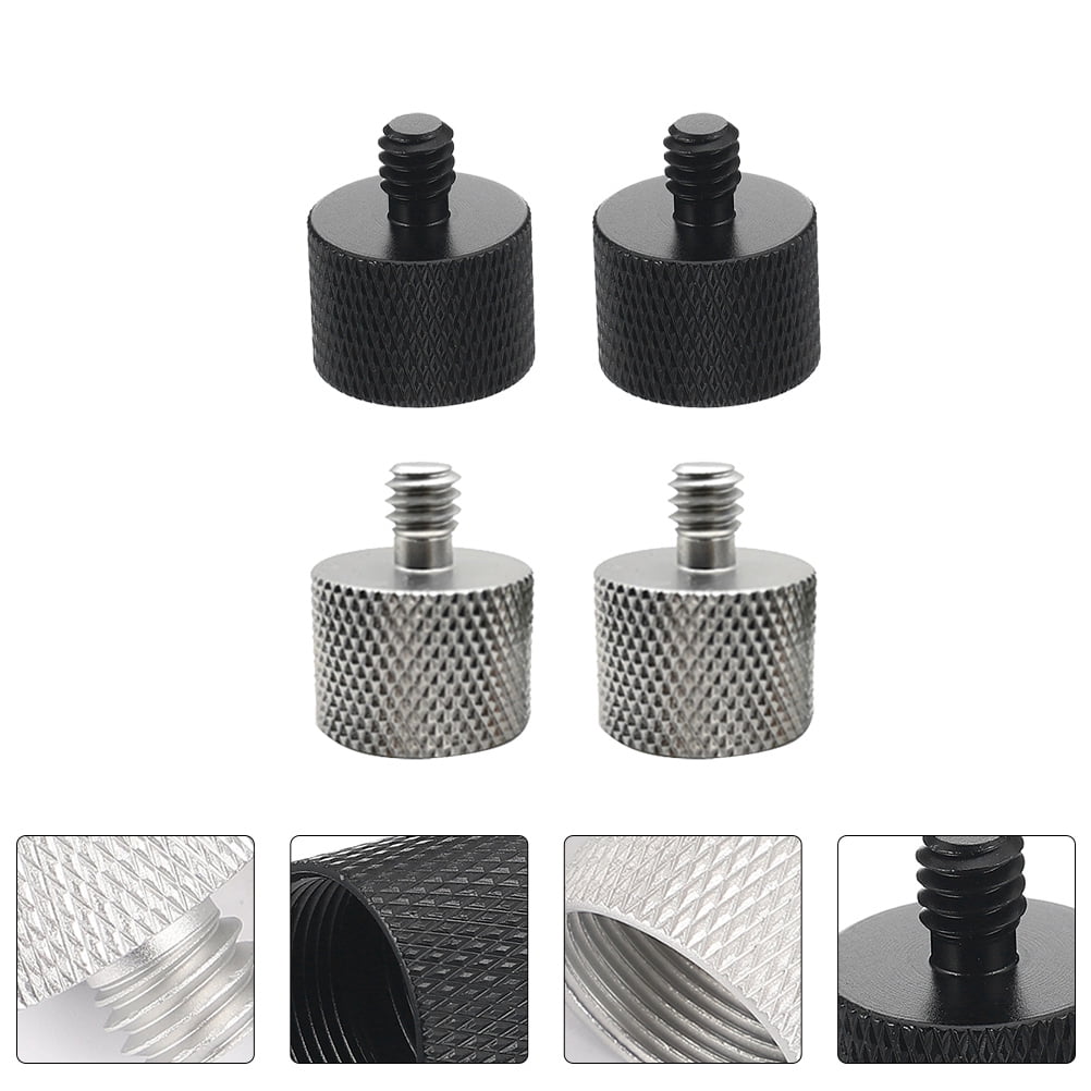 NICEXMAS 4Pcs Mic Stand Adapter Female Mic Screw Adapter for Ball Head ...