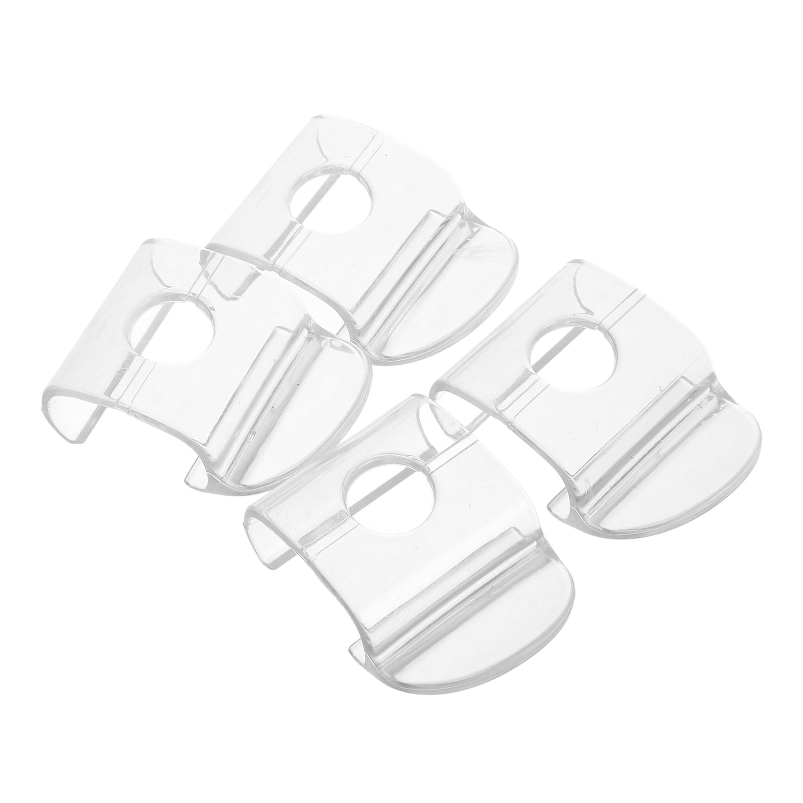 NICEXMAS 4Pcs Transparent Rectangular Cordless Lift Handles for Modern ...