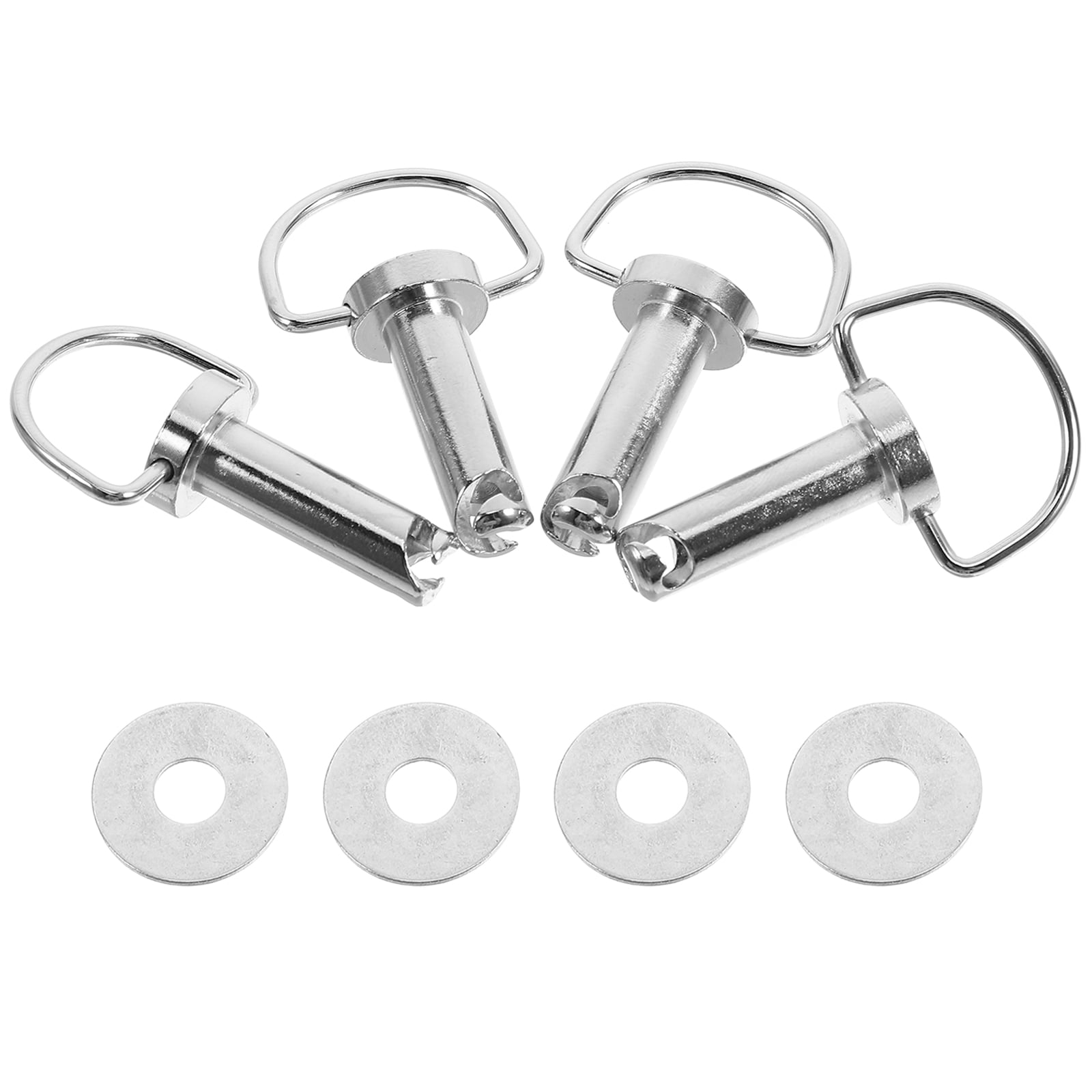 NICEXMAS 4Set Saddlebag Mounting Pin Kit Nickel Plated Iron for ...