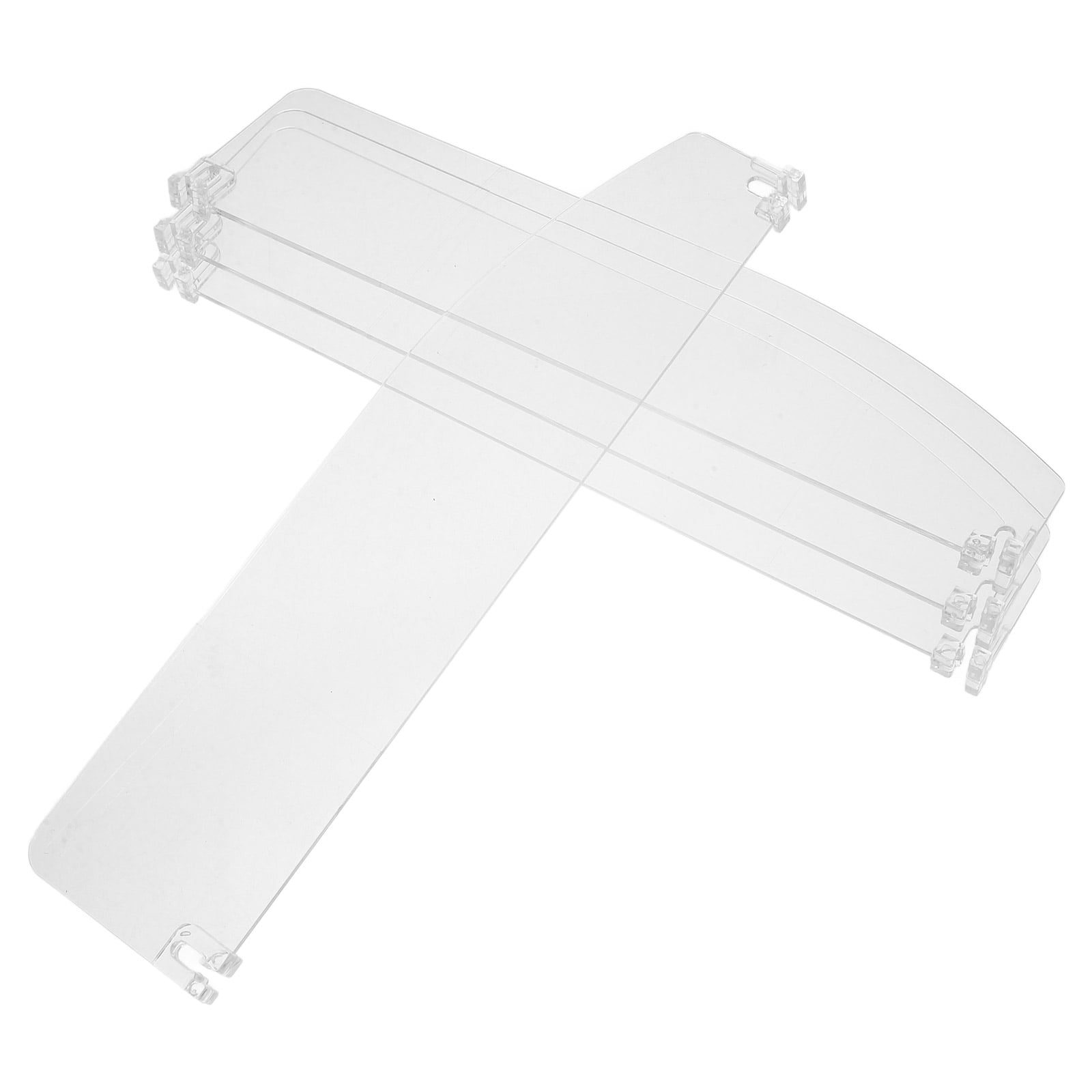 NICEXMAS 4pc Plastic Shelf Divider Partition Plate Adjustable ...