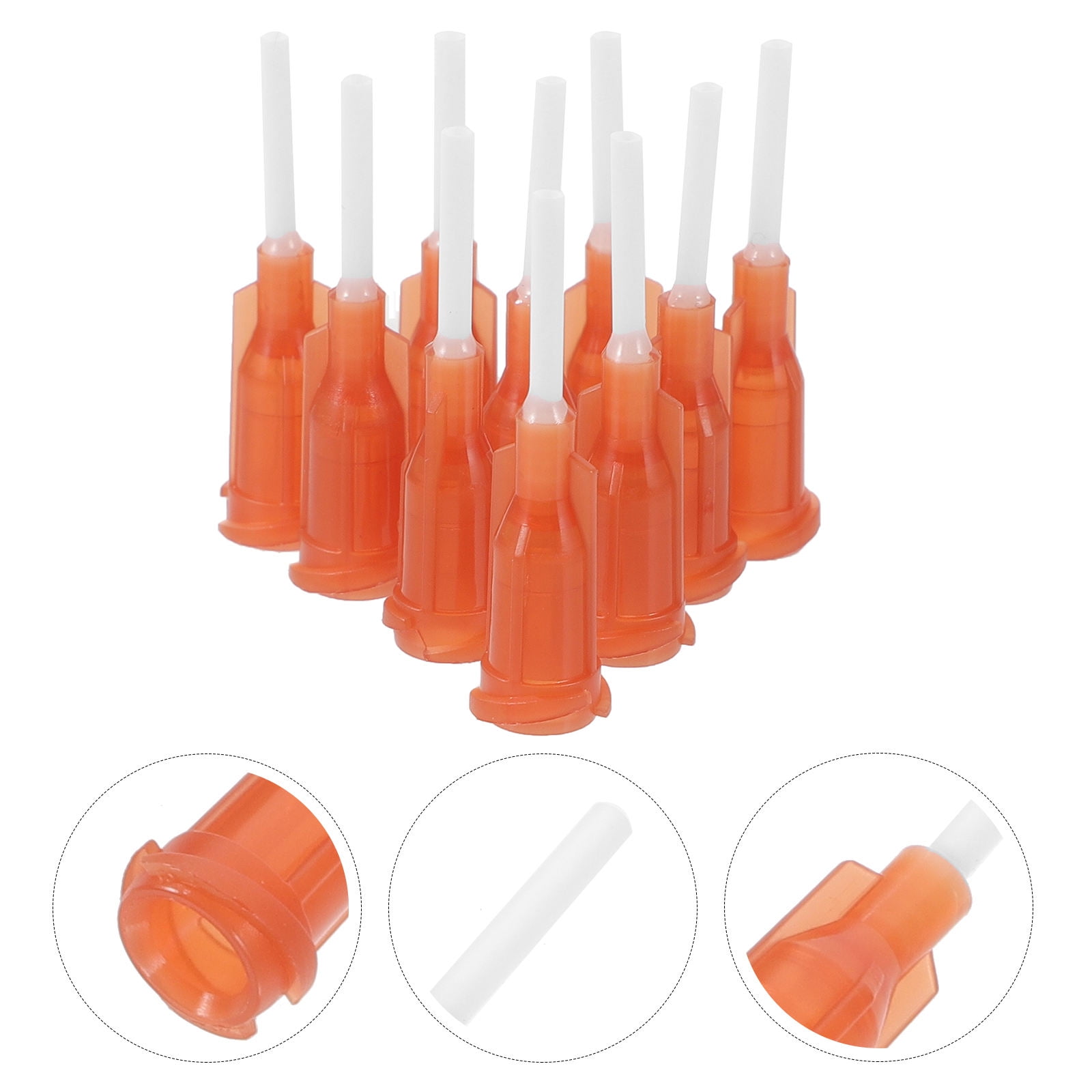 NICEXMAS 50 Pcs Industrial Needle Tip Applicator Dispenser Needle 3x0 ...