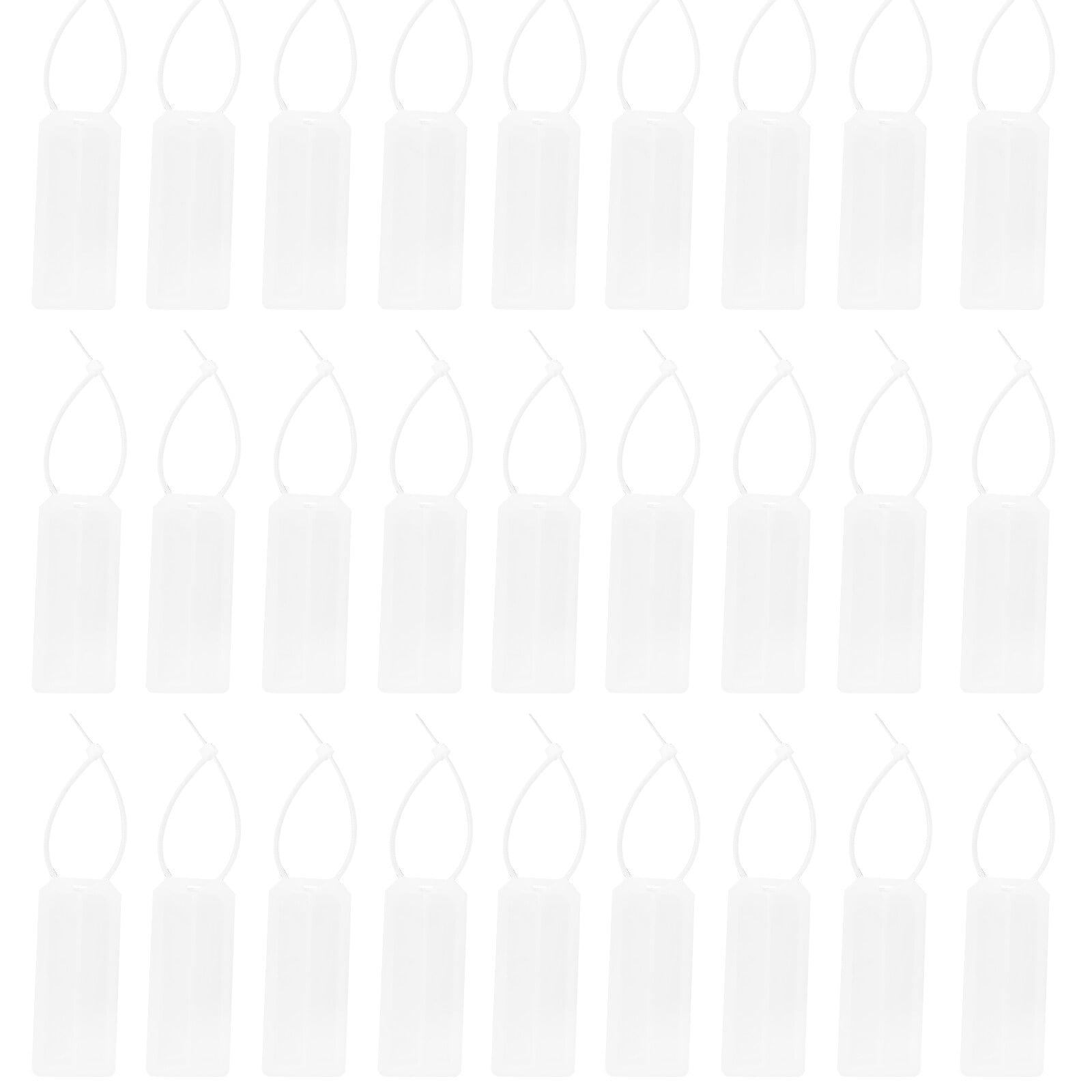 NICEXMAS 50Pack Cord Identification Tags for Wires Rectangular Shape ...