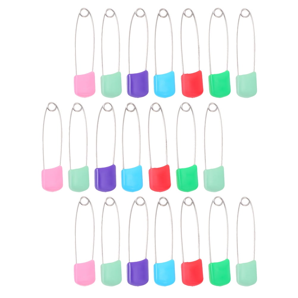 NICEXMAS 50Pcs Diaper Safety Pin for Baby Diapers Assorted Color Metal ...