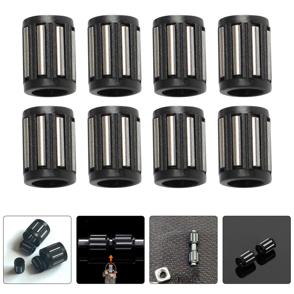 NICEXMAS 50Set Deep Drawn Outer Ring Needle Bearings in Black Plastic ...