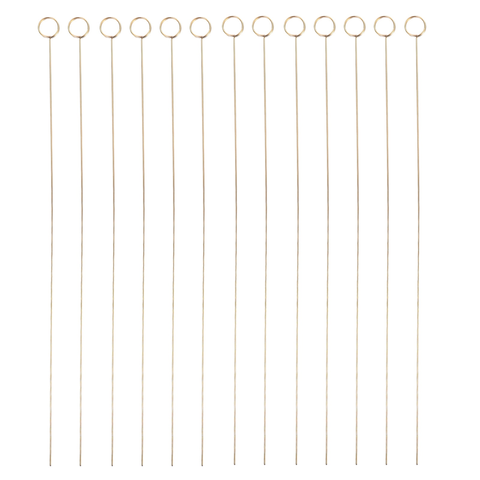 NICEXMAS 50Pcs Golden Metal Round Card Holders Perfect for Home Use ...