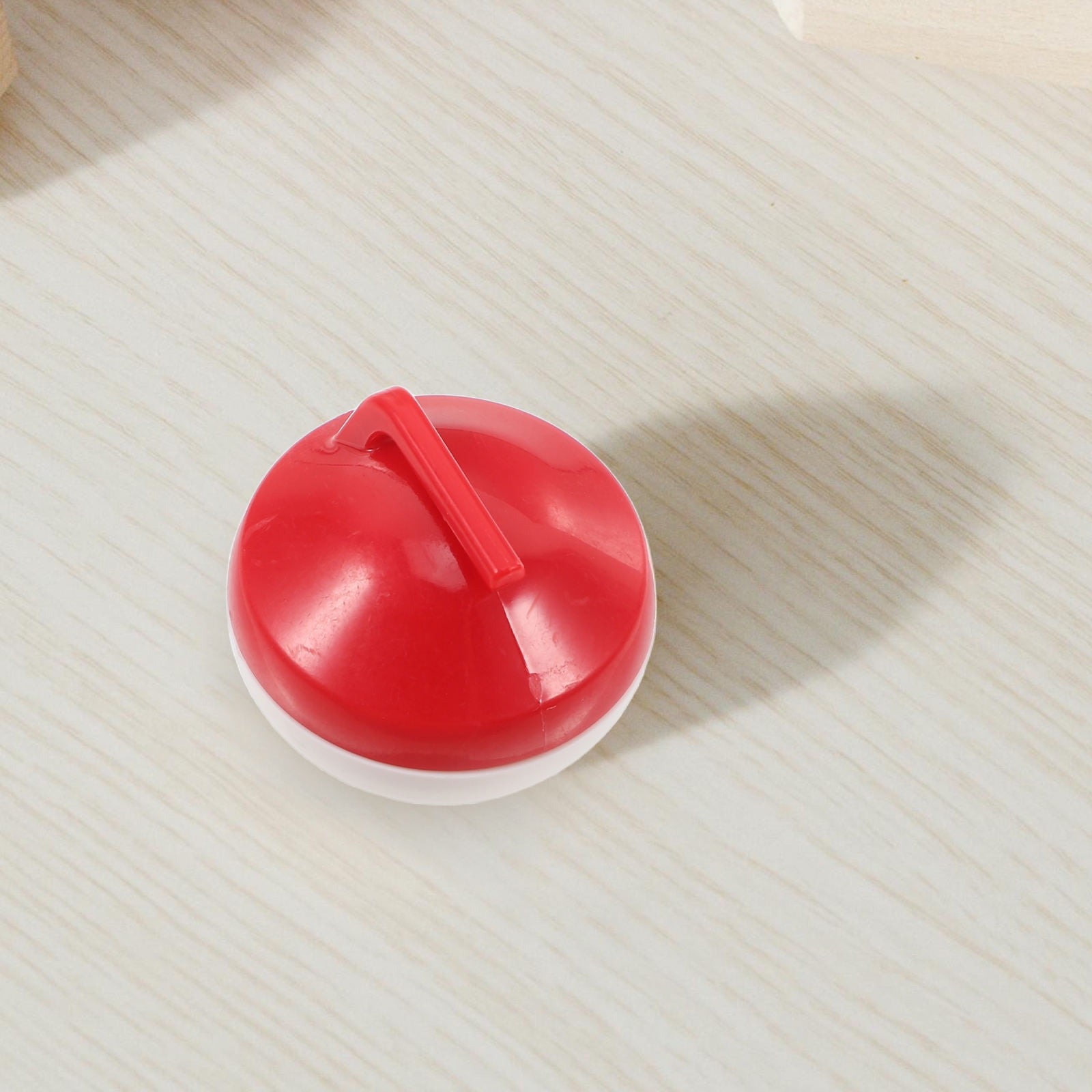 NICEXMAS 5Pcs Mini Table Curling Balls Plastic Red Indoor Play Game for ...