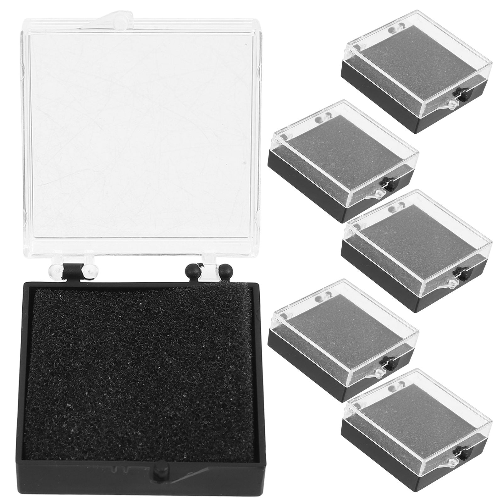 NICEXMAS 6 Pcs Elegant Has Display Case Badge Organizer Badge Box Cover ...