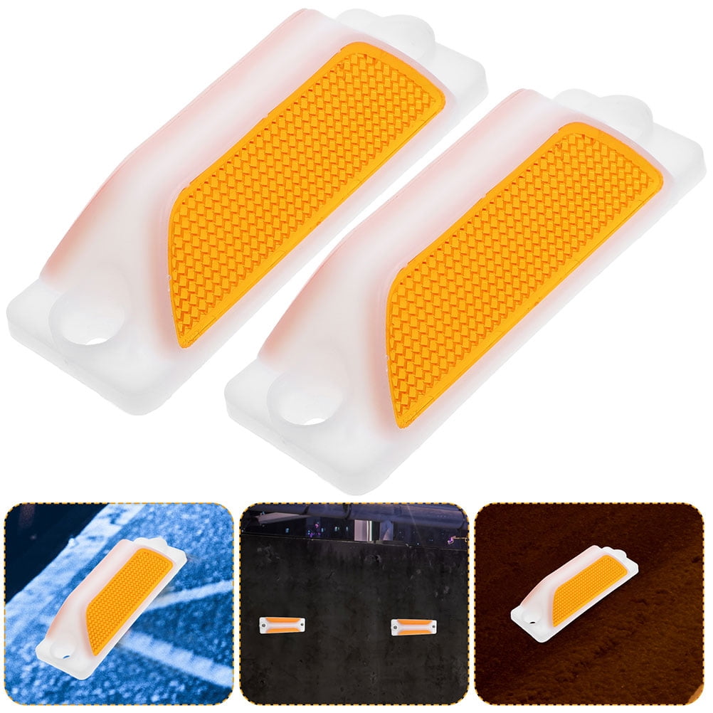 NICEXMAS 6 Pcs Lane Identification Reflectors High Visibility Trail ...