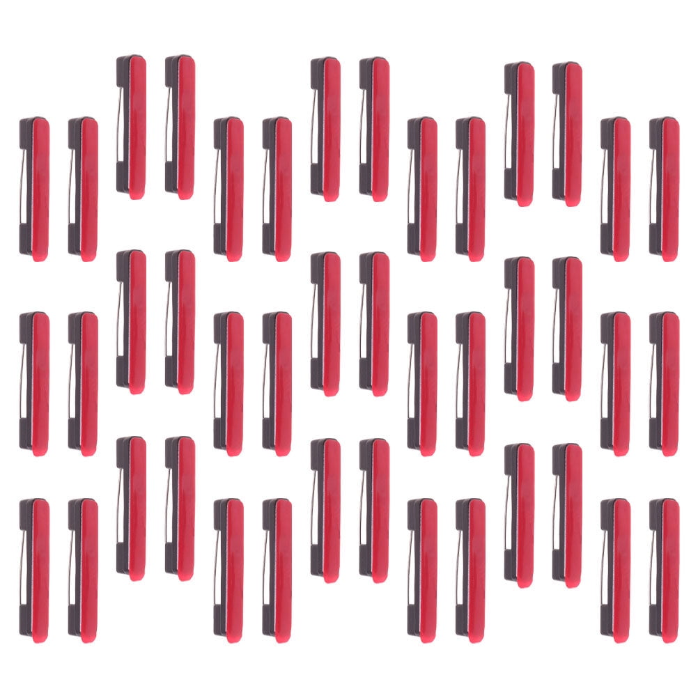 NICEXMAS 60Pcs Self-Adhesive Safety Pin for Badge and Name Tag DIY ...