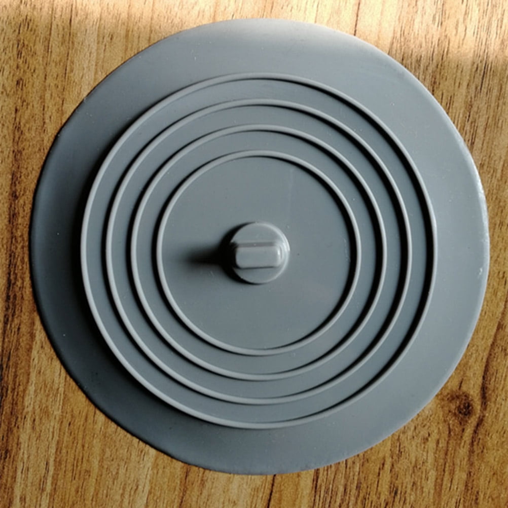 NICEXMAS 6Pack Grey Silicone Plug 15 x 15 x 0.39in for Kitchens Drain ...