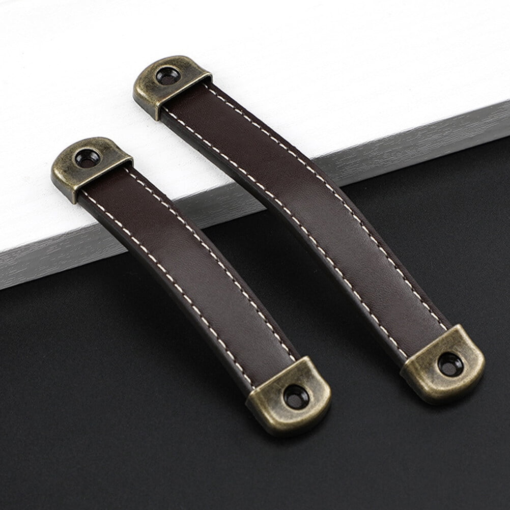 NICEXMAS 6Pcs Dark Brown Drawer Pulls for Shoe Cabinets and Bookcases ...